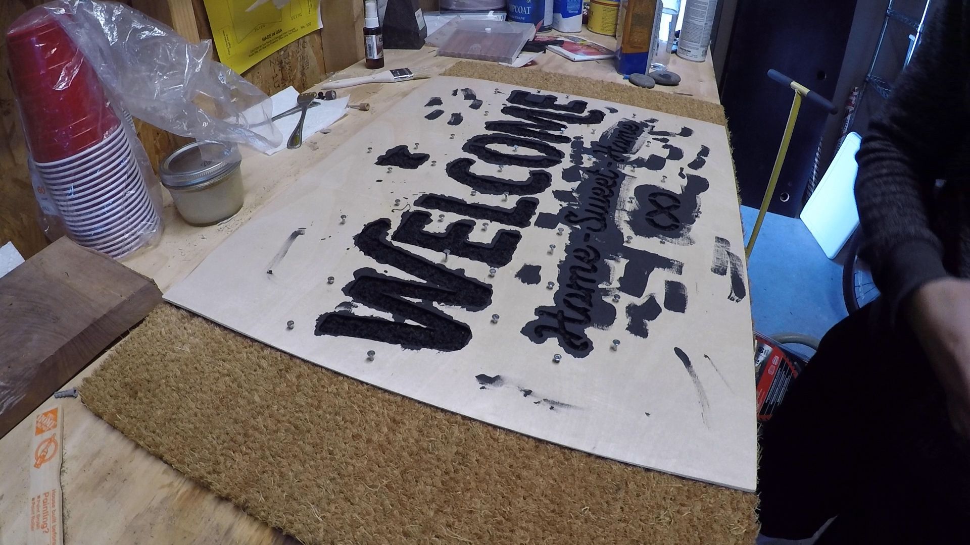 Making a Custom Welcome Mat : 9 Steps (with Pictures) - Instructables