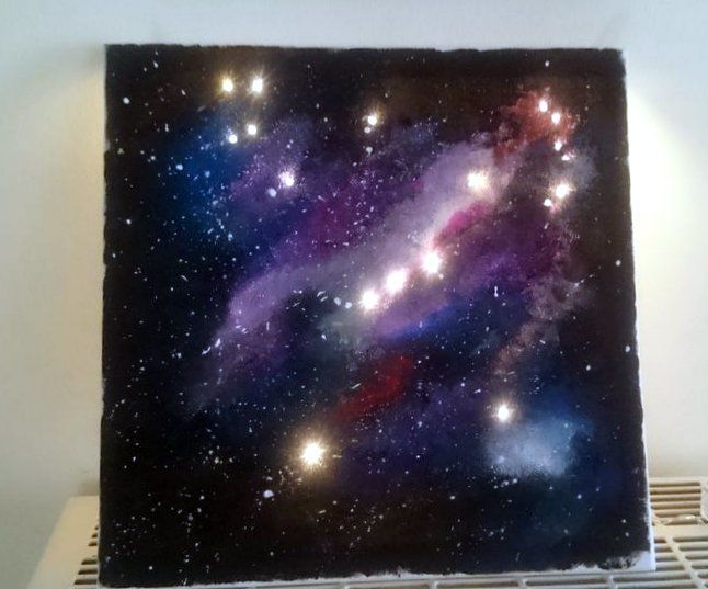 LED Constellation Canvas : 4 Steps (with Pictures) - Instructables