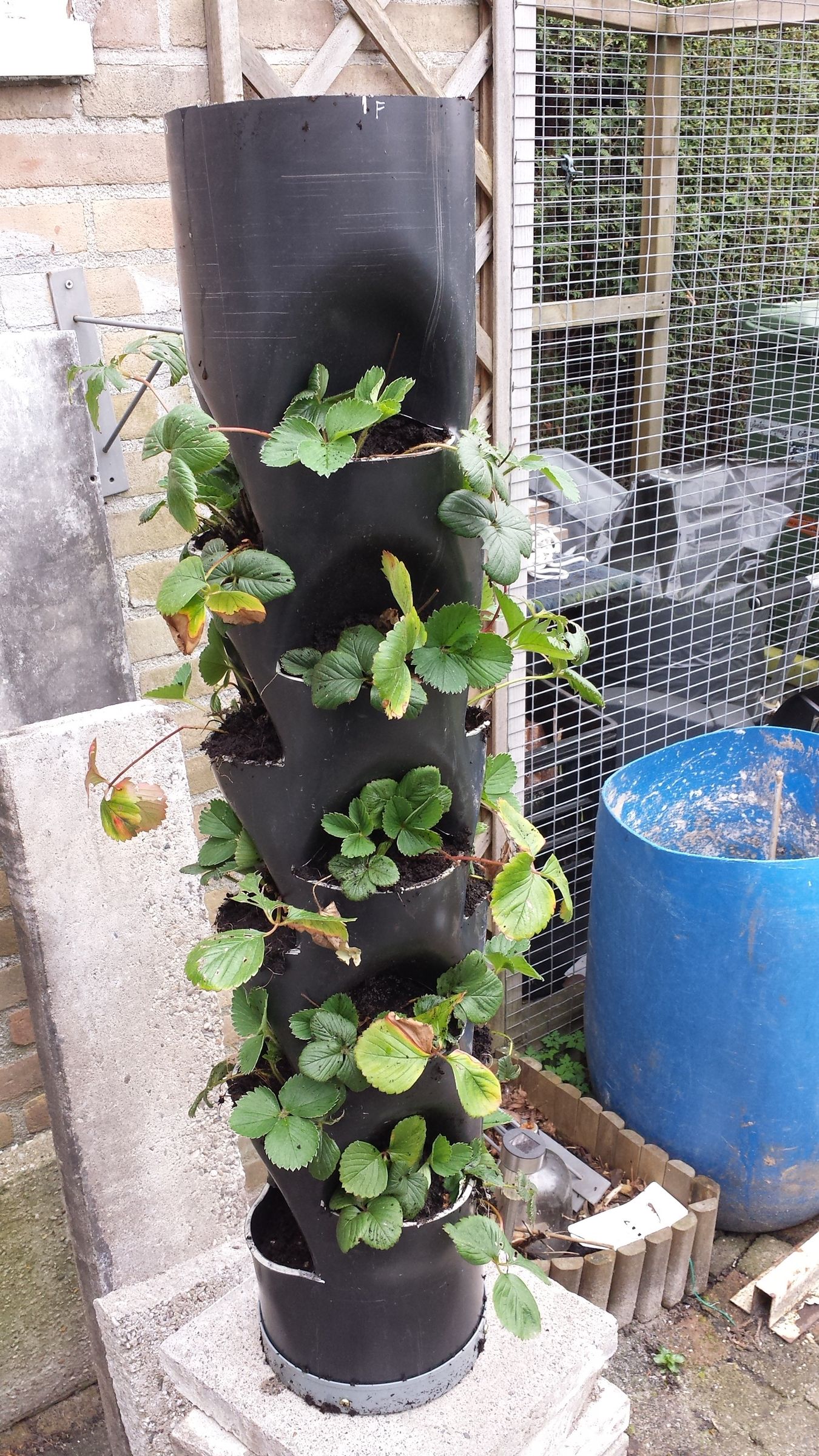 Plant Tower Made Out of PVC Pipe (15 Pockets) : 8 Steps (with Pictures ...