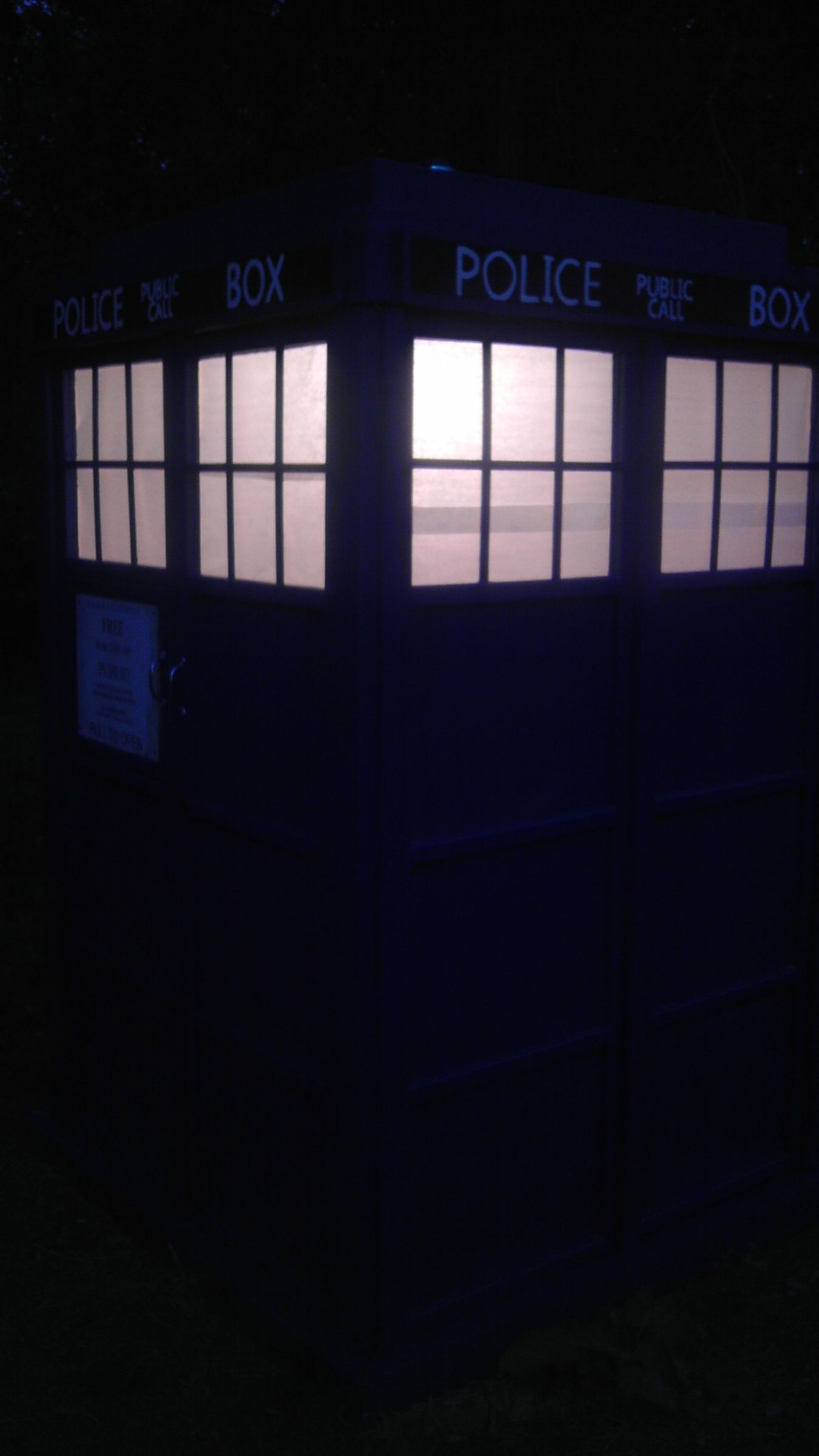 (Almost) Life Size Tardis : 7 Steps (with Pictures) - Instructables