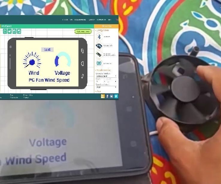 Arduino Bluetooth PC Fan Wind Sensor With RemoteXY : 6 Steps (with ...