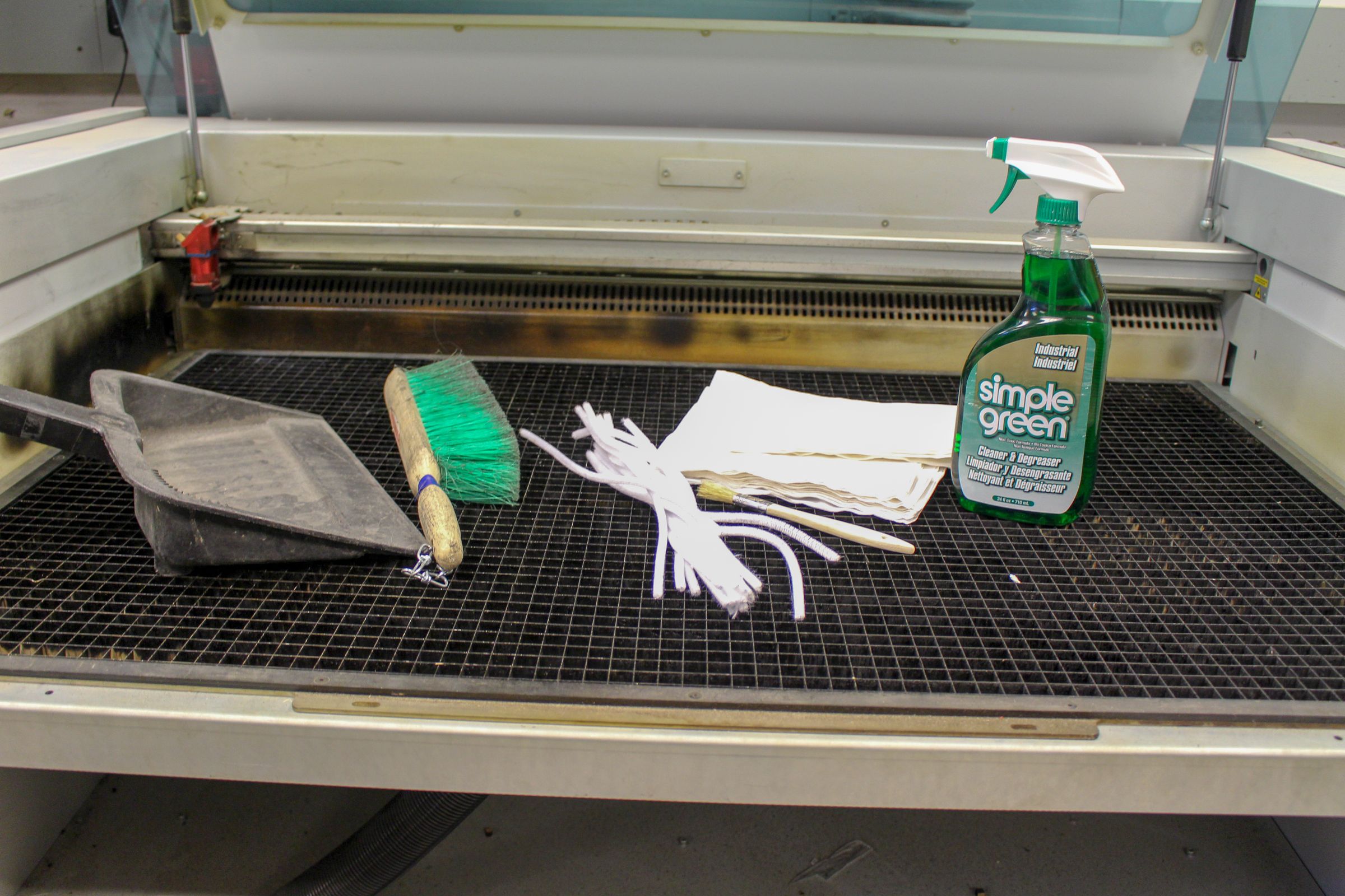 Deep Cleaning a Laser Cutter : 10 Steps (with Pictures) - Instructables