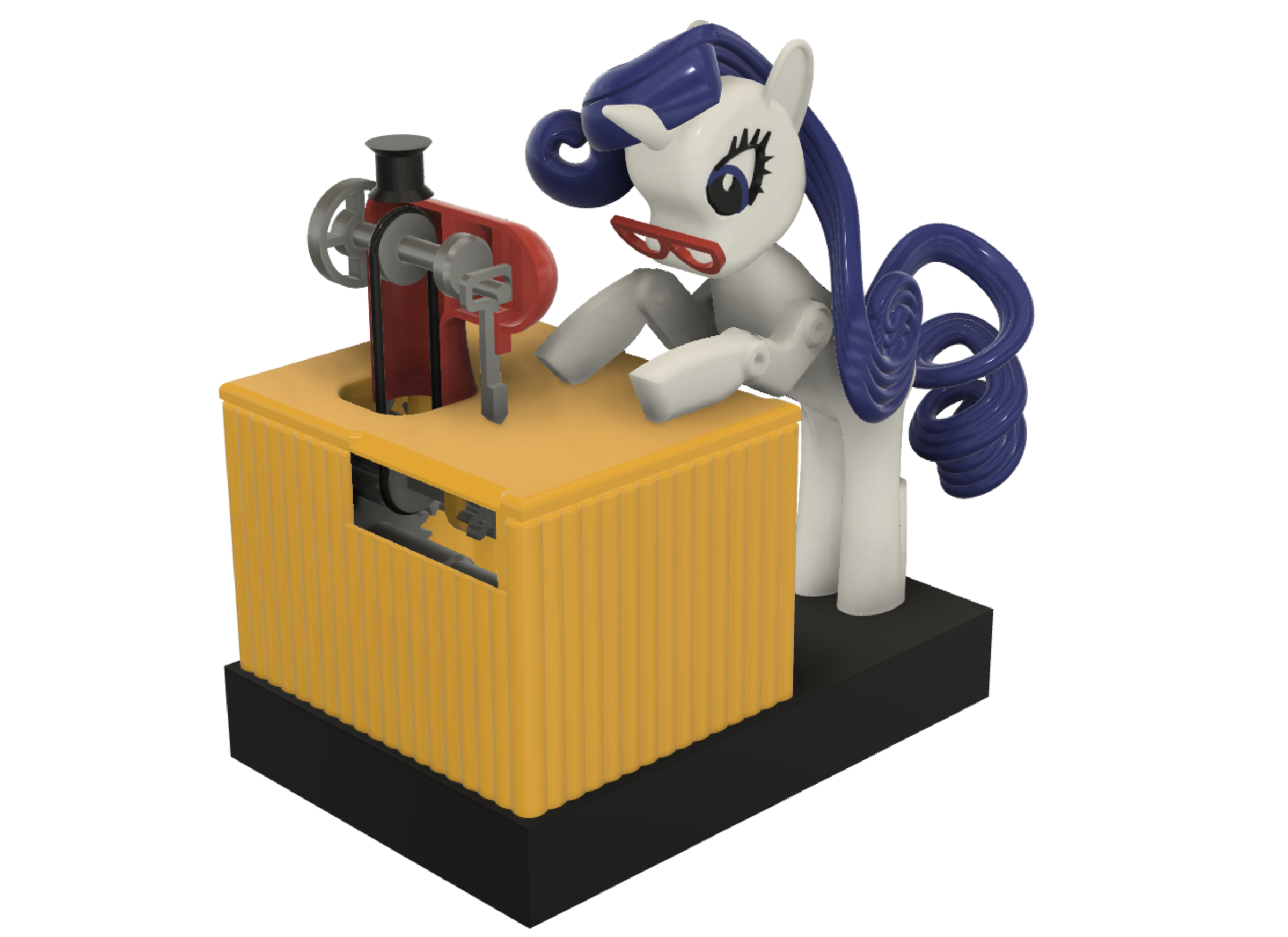 "Rarity", a 3D Printed Automaton : 5 Steps (with Pictures) - Instructables