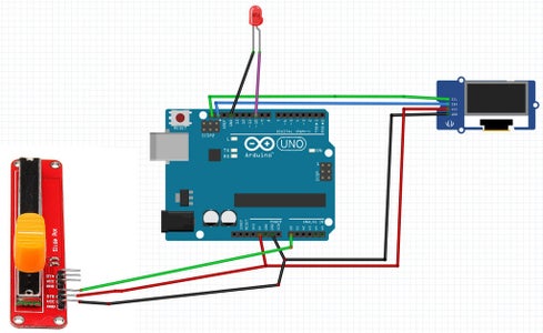 Controlling LED Brightness With a Potentiometer and OLED Display : 6 ...