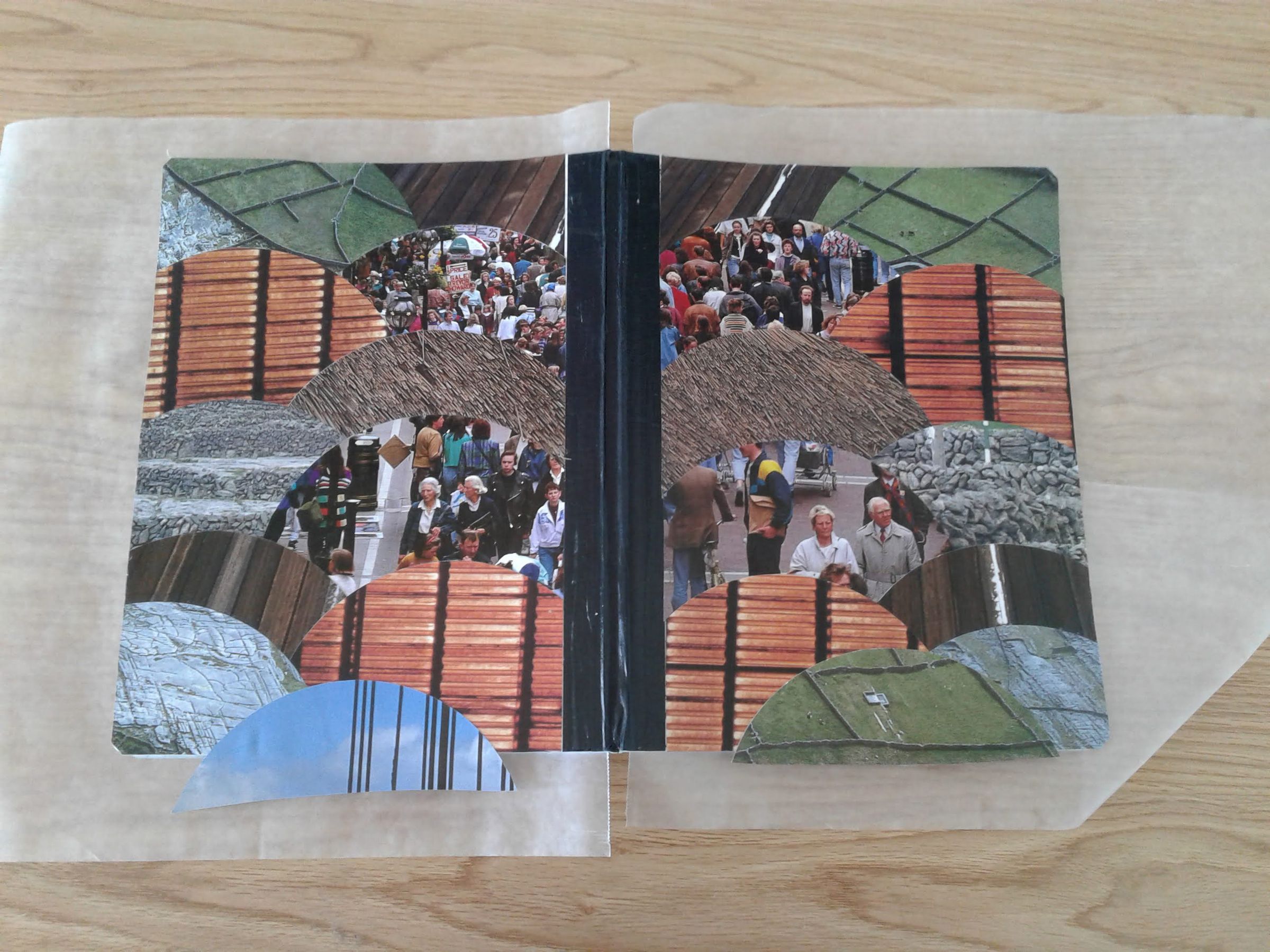 Decoupage Decorated Composition Book : 7 Steps (with Pictures ...