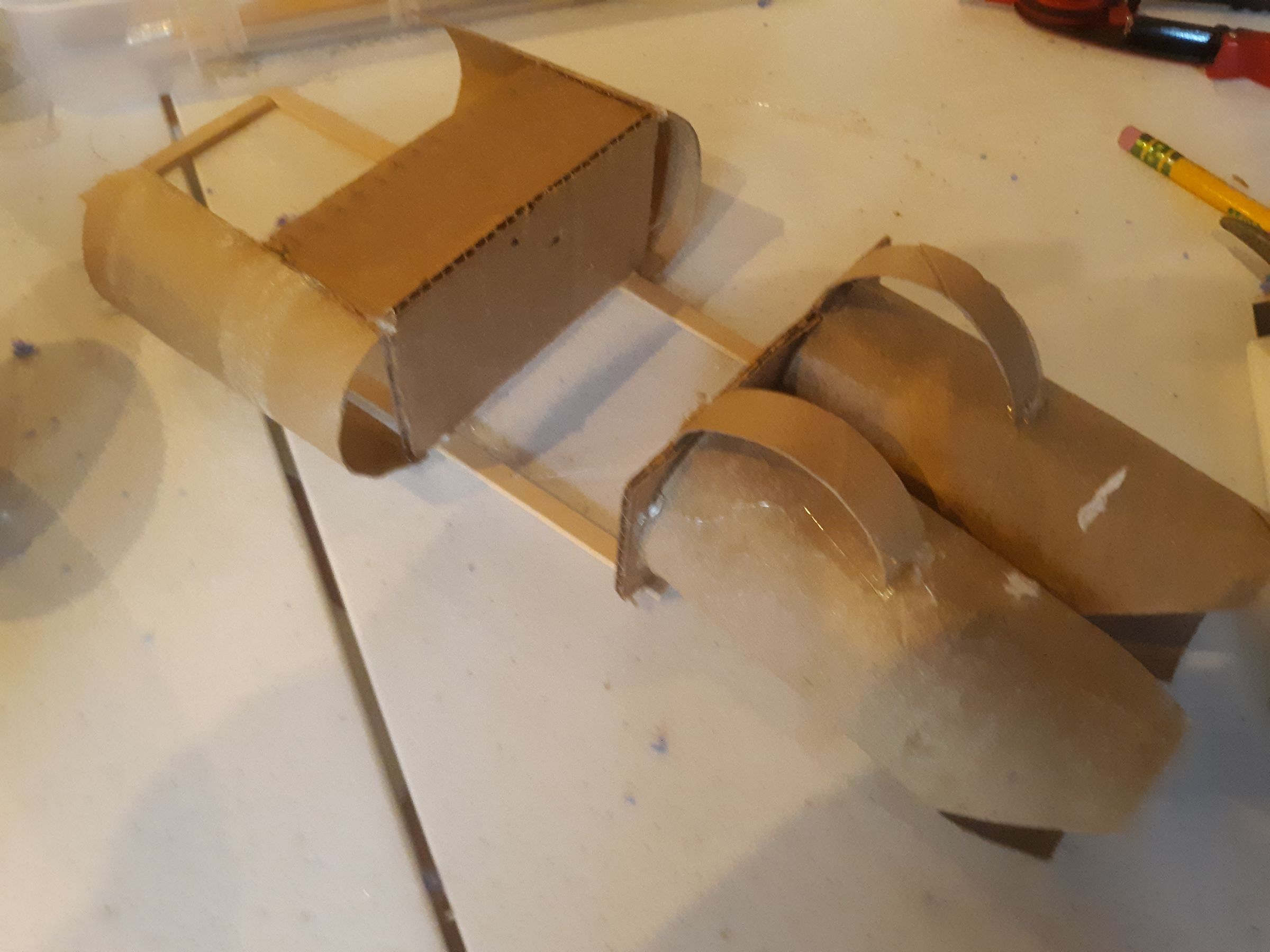 1960's Jaguar Customizable Cardboard Car Body Design : 13 Steps ...