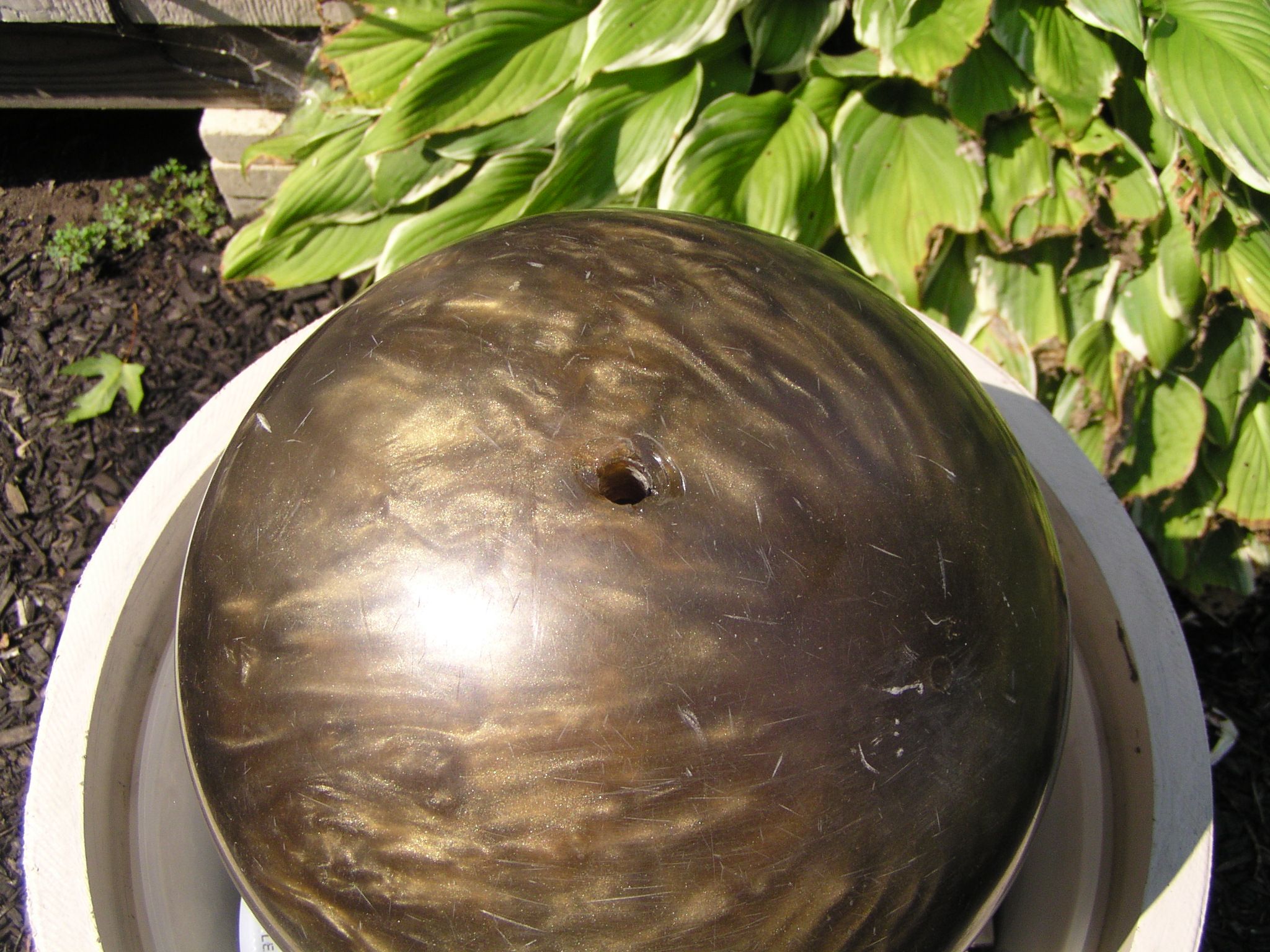 Bowling Ball Garden Water Feature : 5 Steps (with Pictures) - Instructables