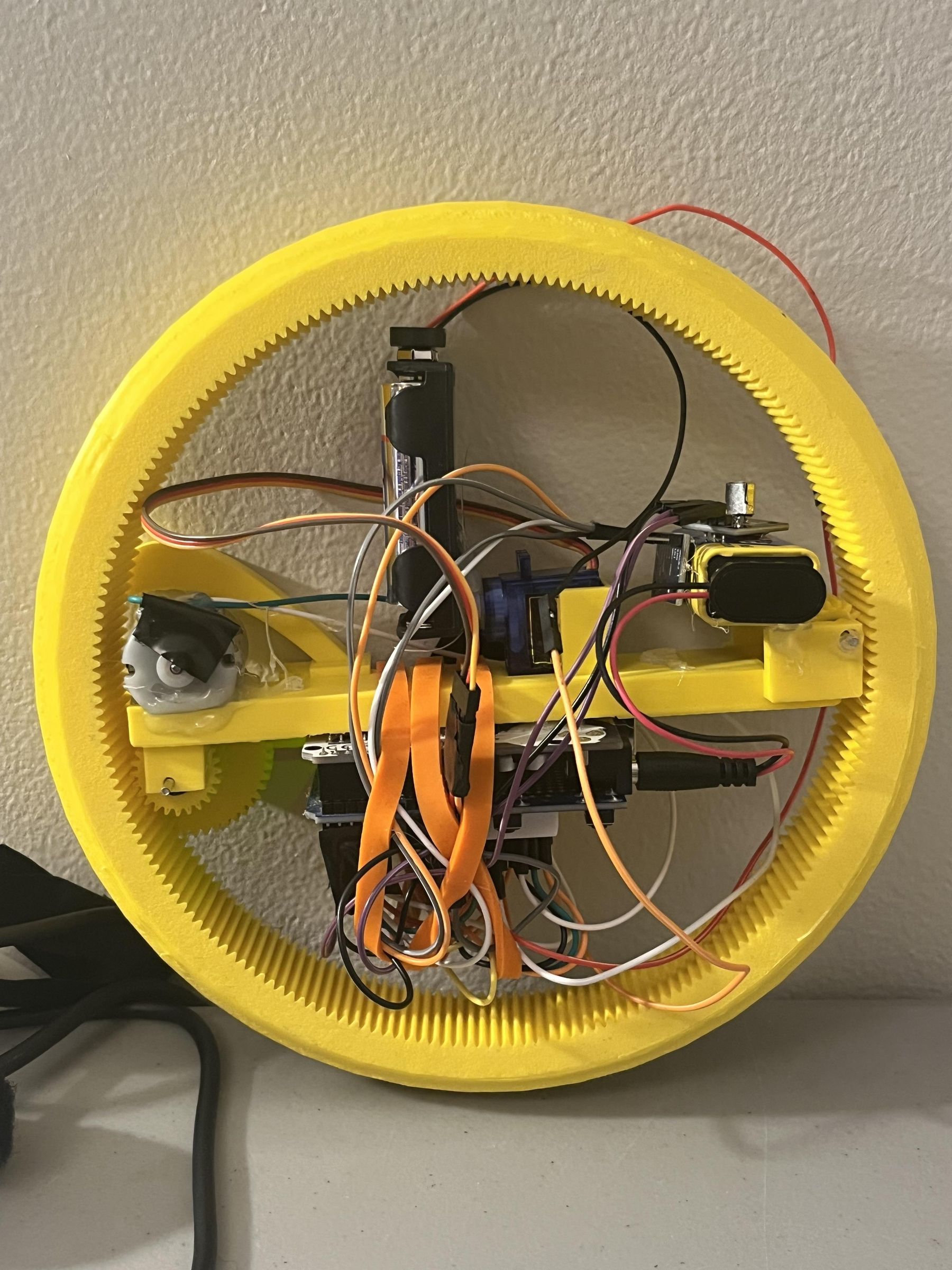 3D-Printed Monowheel Robot With Gyro Balancing and IR Control : 4 Steps ...