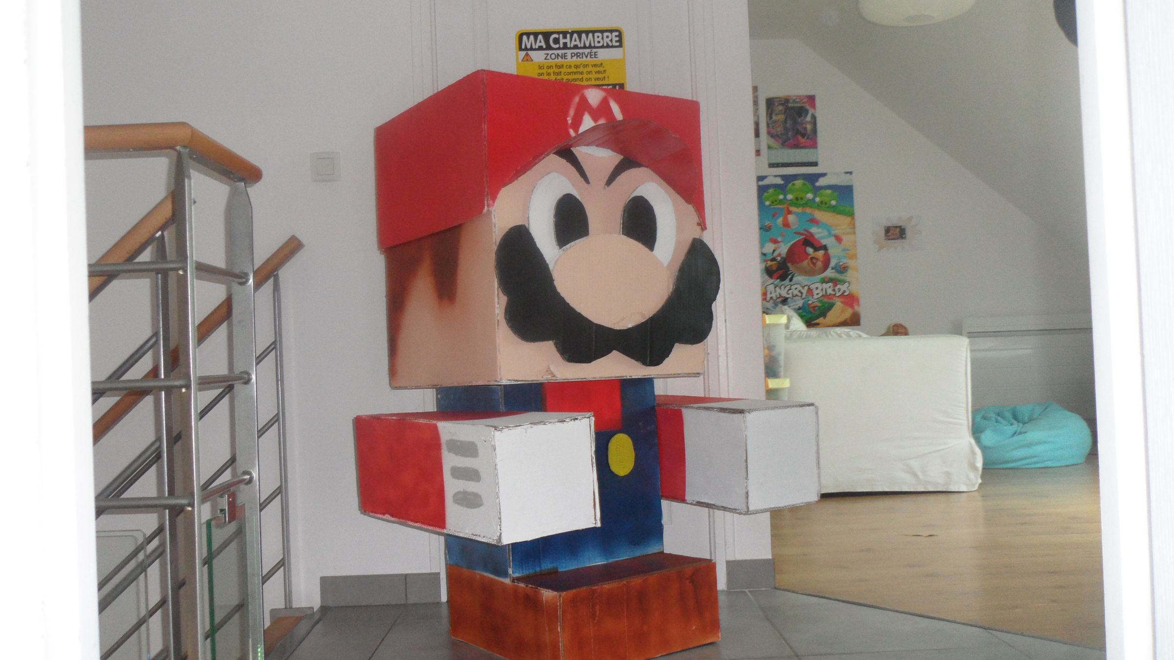 Giant Cardboard Papercraft Mario : 5 Steps (with Pictures) - Instructables