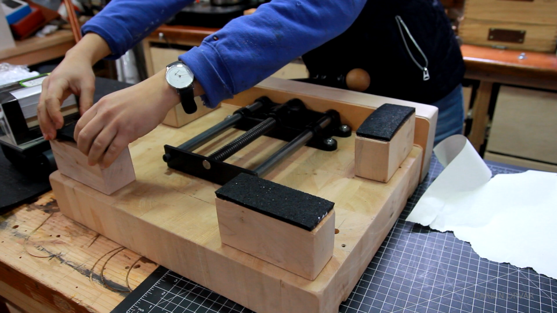 Mini Workbench W/ Woodworking Vise & Clamps : 12 Steps (with Pictures ...