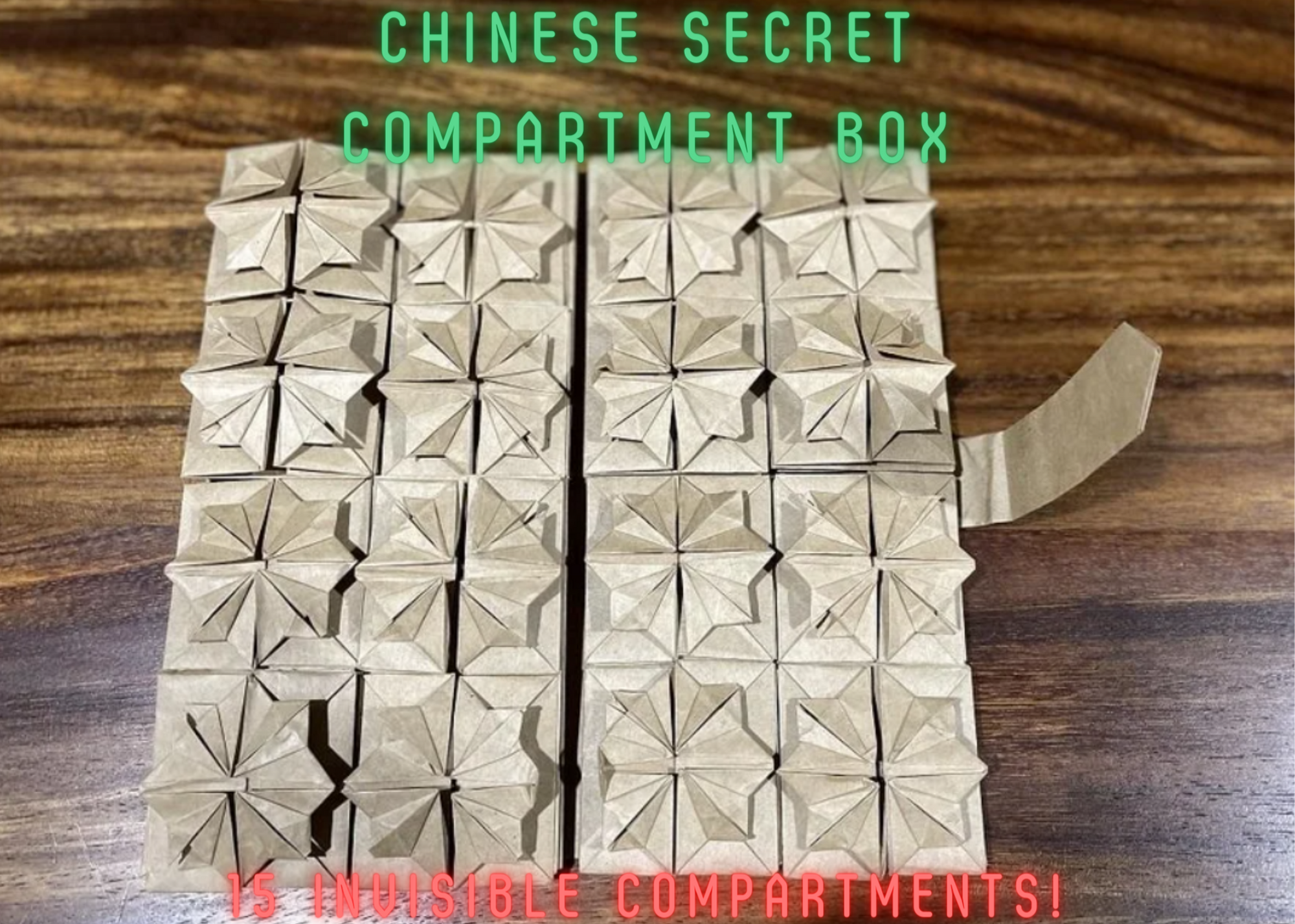 Chinese SECRET COMPARTMENT Box With 15 Hidden Compartments (and ...