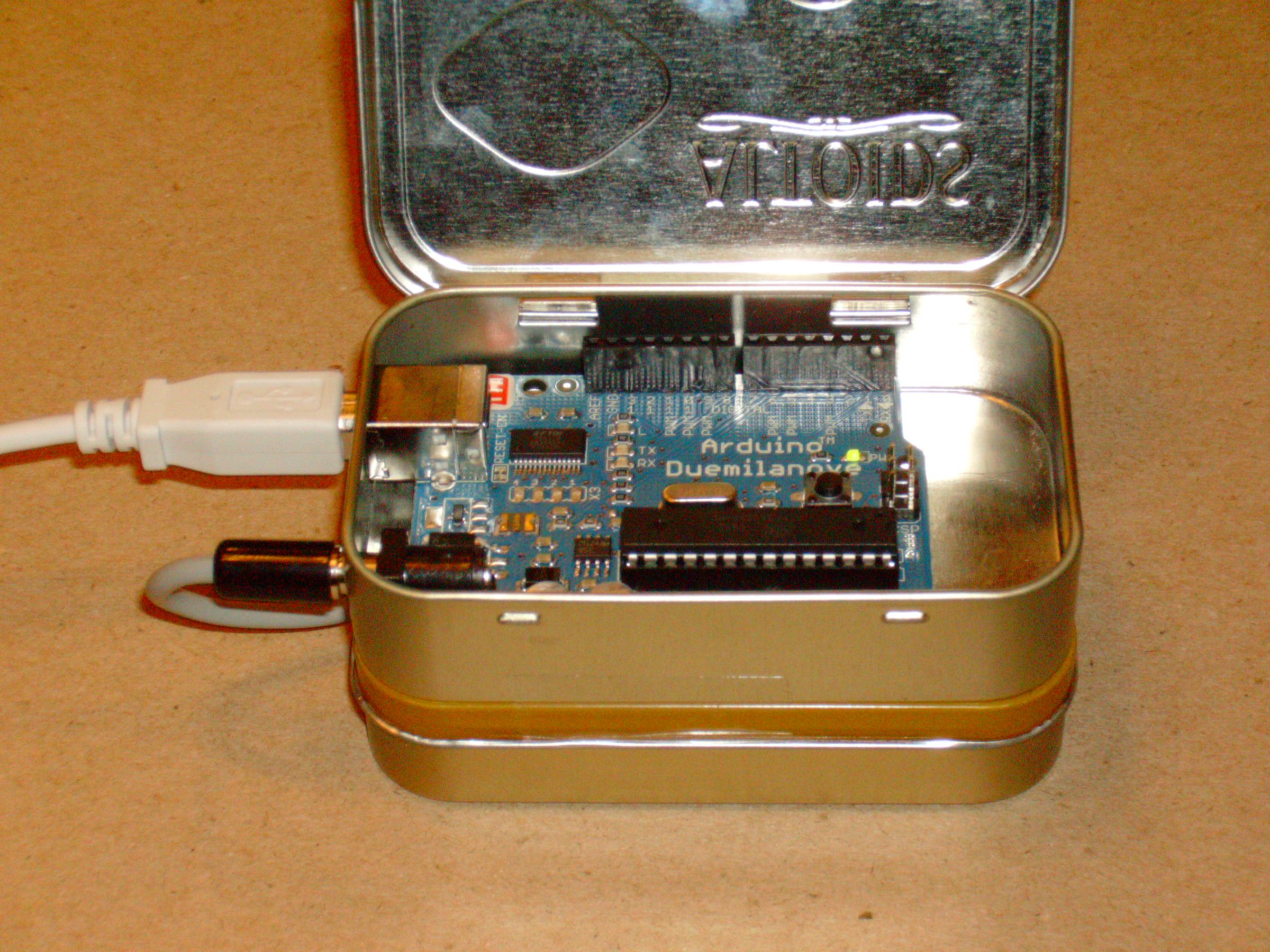 Arduino and Battery Pack in Altoids Tins : 17 Steps - Instructables