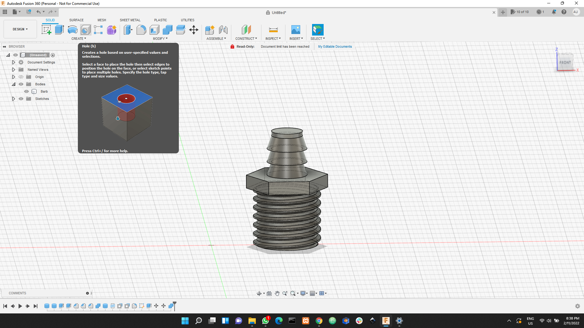 3D Printed Fittings for Silicone Tubing (Fusion 360) : 8 Steps (with ...