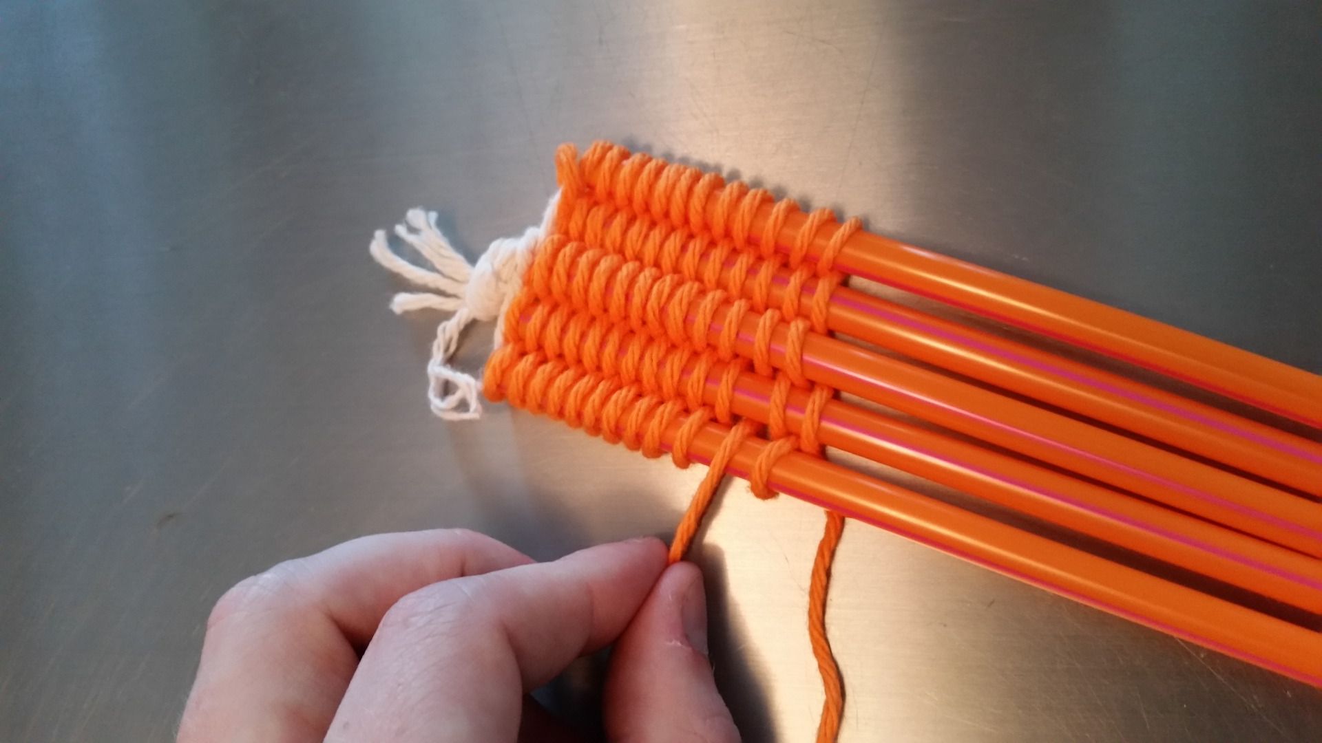 How to Make a Coffee Straw Micro Loom : 9 Steps (with Pictures ...