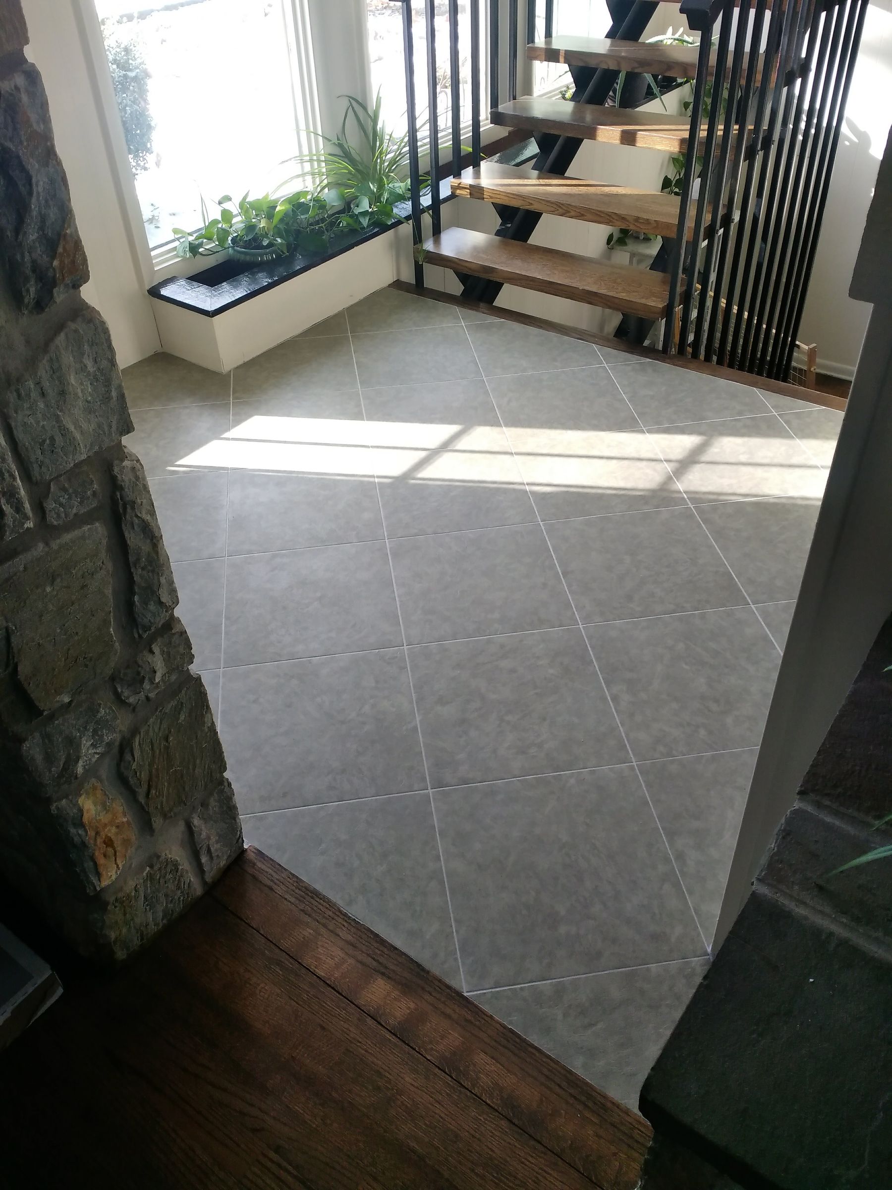 Installing a Luxury Vinyl Tile Floor : 7 Steps (with Pictures ...