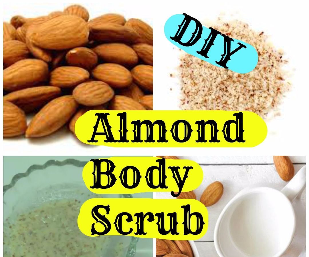 DIY Almond Body Scrub-For Gorgeous Skin in Winter- Winter Skin Care ...