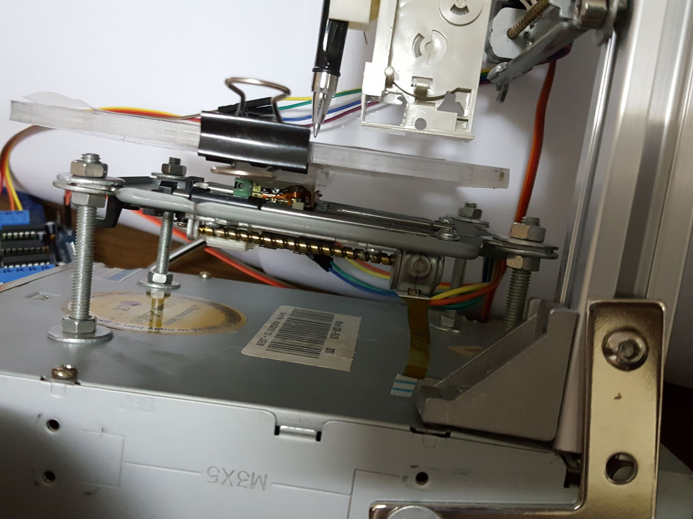 Arduino Mini CNC Plotter Machine From Dvd Drives : 10 Steps (with ...