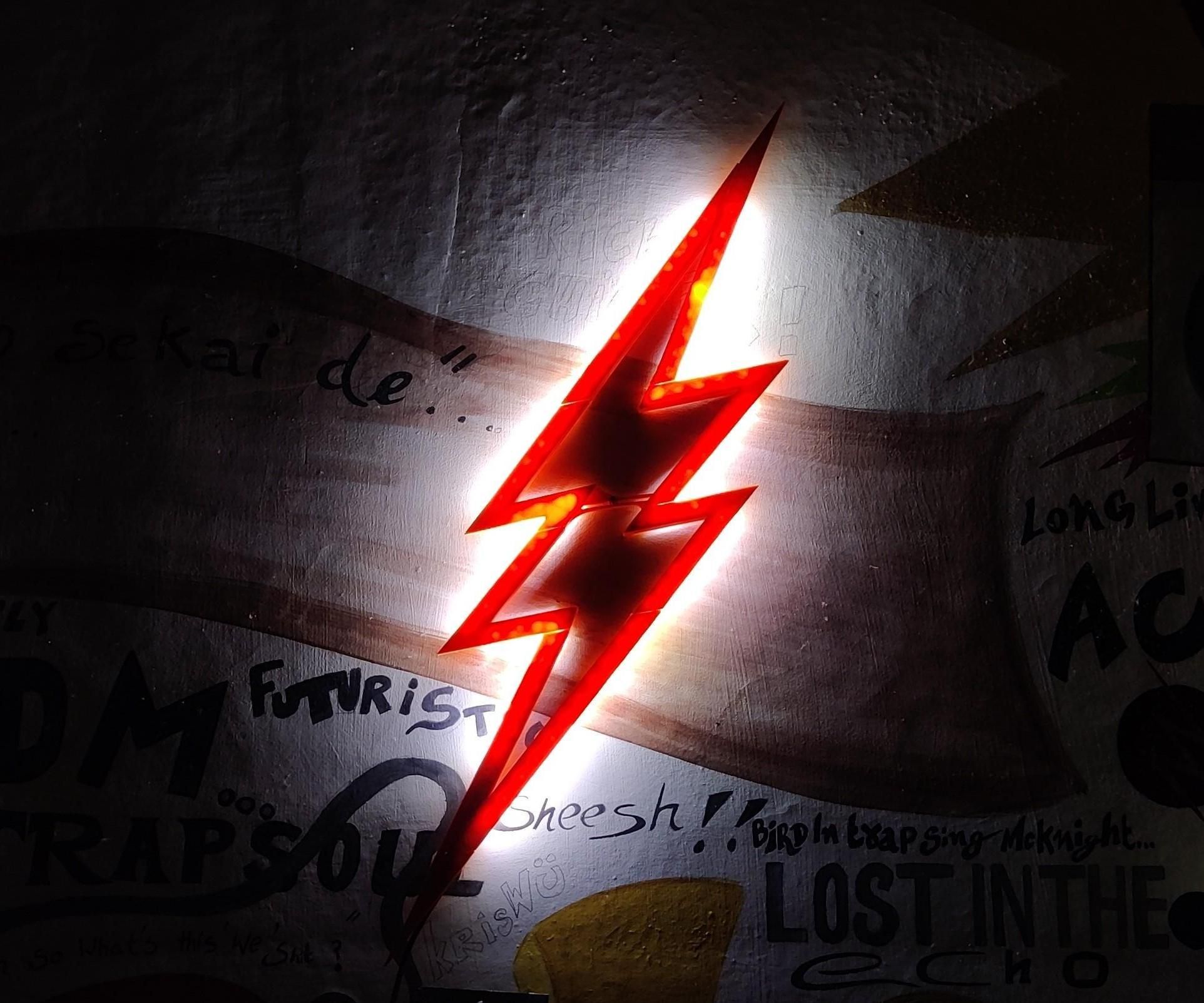 3D Printed Glowing Lightning Bolt Logo : 8 Steps (with Pictures ...