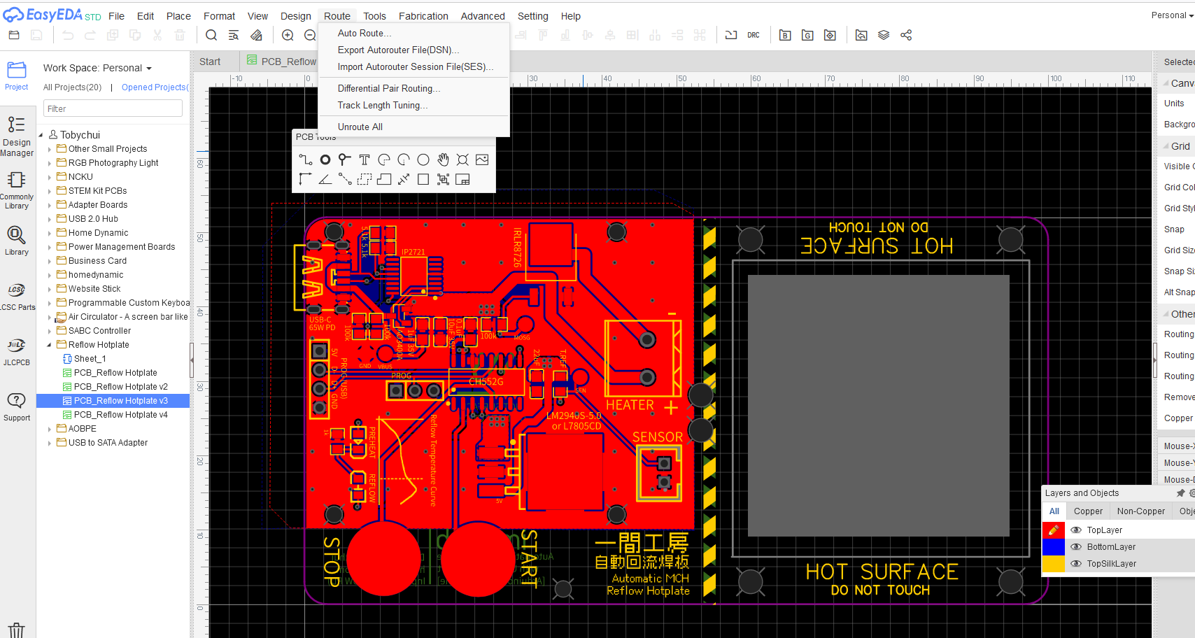 Gallery | DIY USB-PD Powered MCH Automatic Reflow Hotplate | Hackaday.io