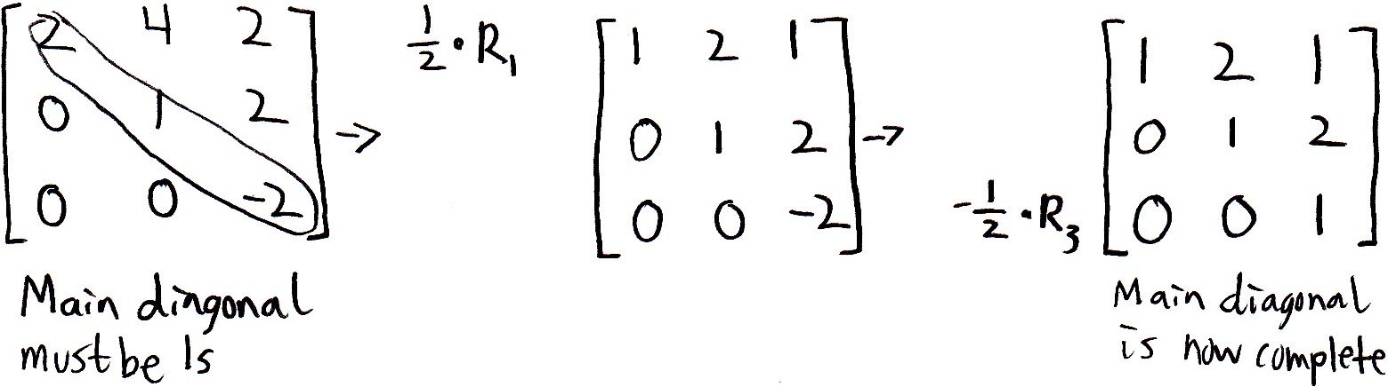 Transforming Square Matrices Into Reduced Row Echelon Form : 7 Steps ...