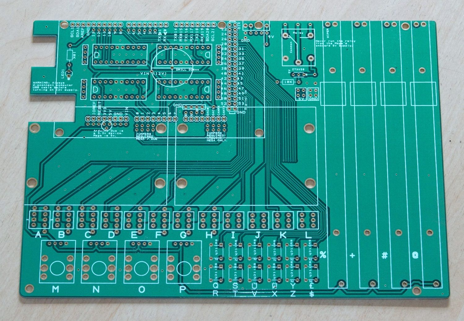 Simple Manual Arduino 4 Axis Stepper Motor / 16 Channel LED Power ...