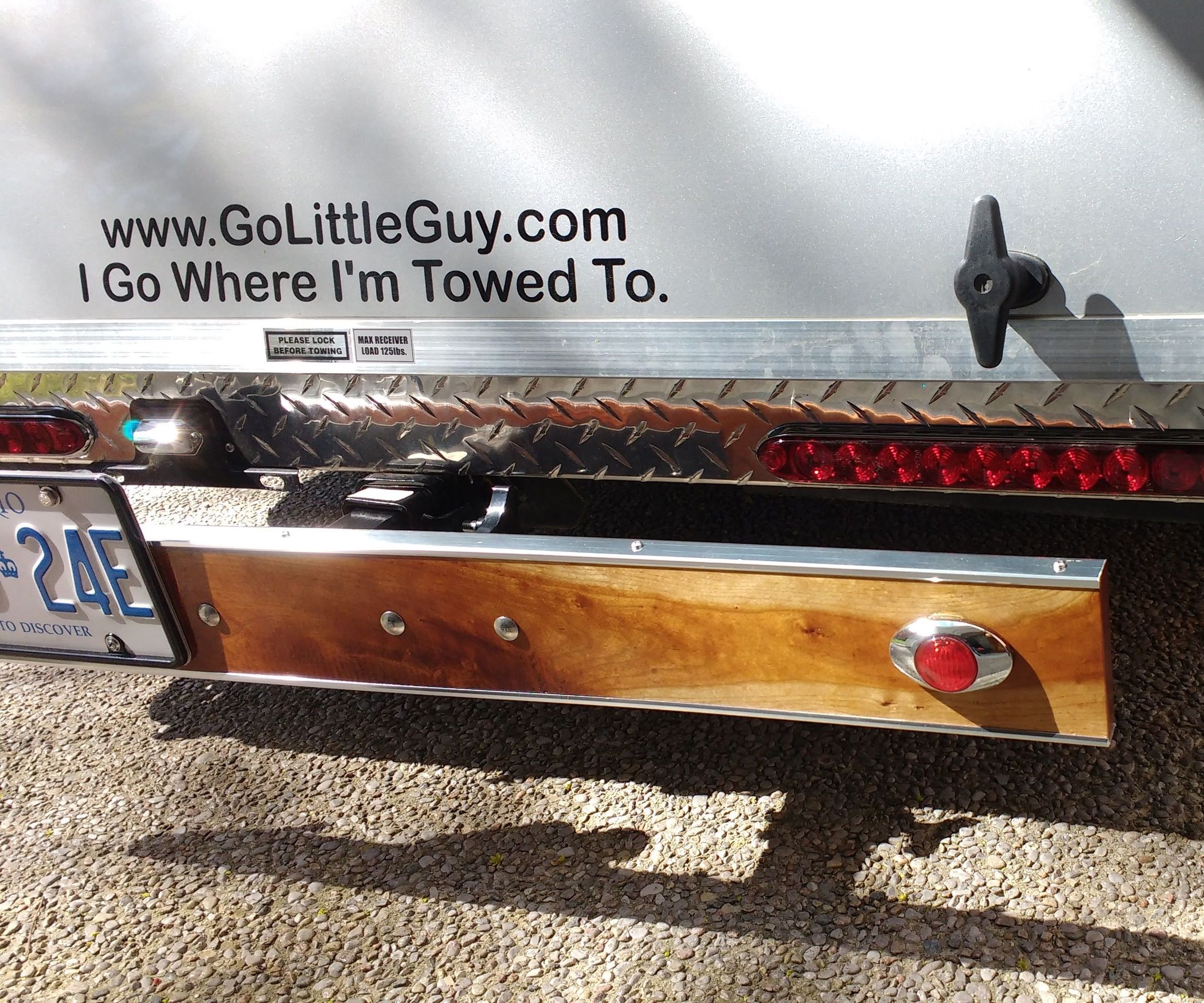 A Hitch Mounted Removable Wooden Bumper : 7 Steps (with Pictures ...