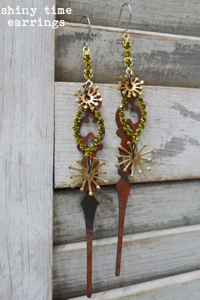 Shiny Time Earrings : 5 Steps - Instructables