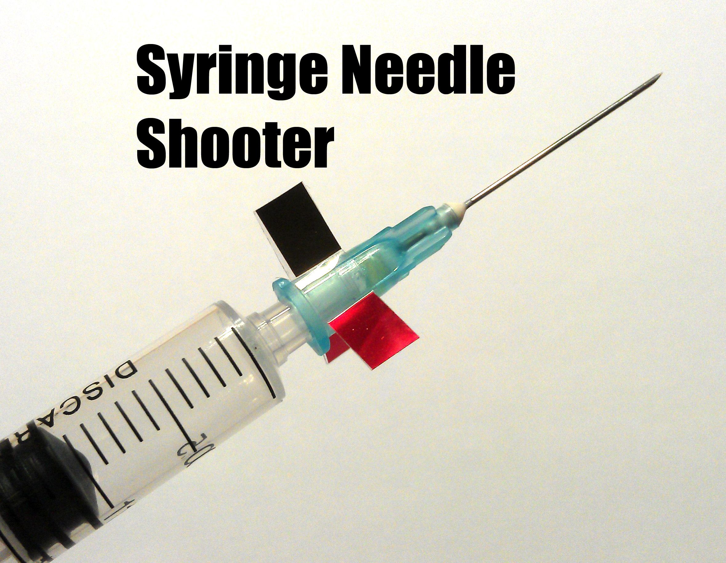 Syringe Needle Shooter, Syringe Darts, Desktop Weaponry : 10 Steps ...