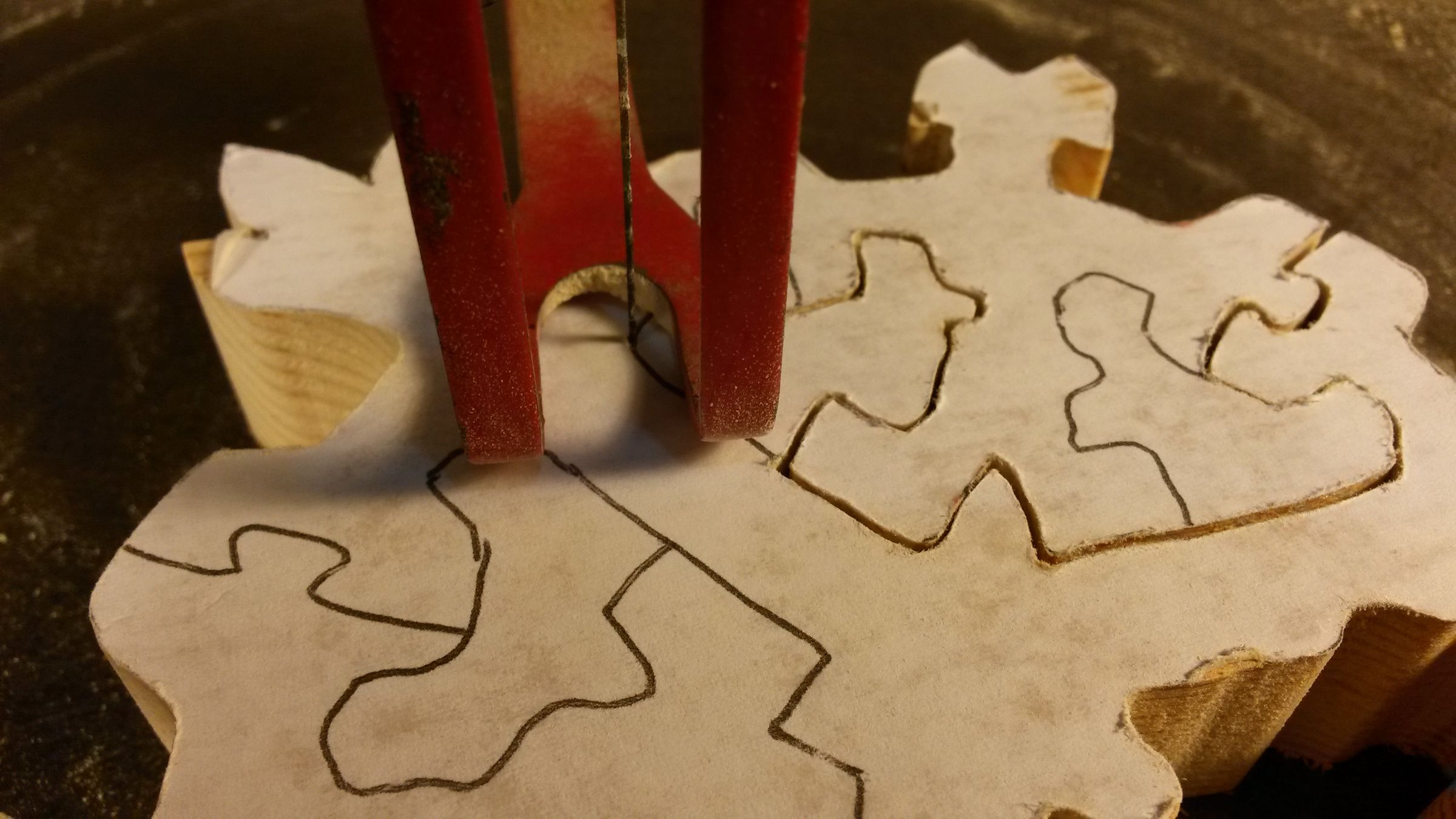 Wooden Snowflake Puzzle Stockingstuffers : 5 Steps (with Pictures ...