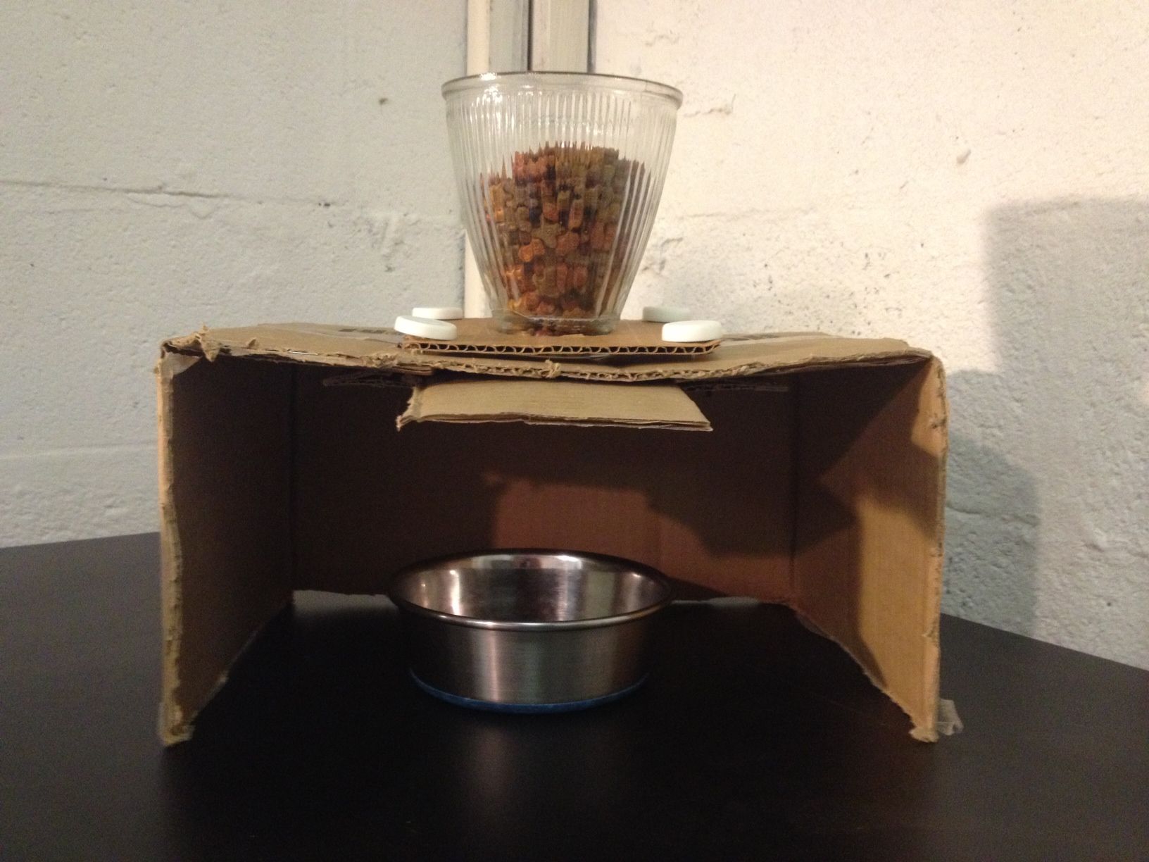 Cardboard Cat Feeder - Instructables