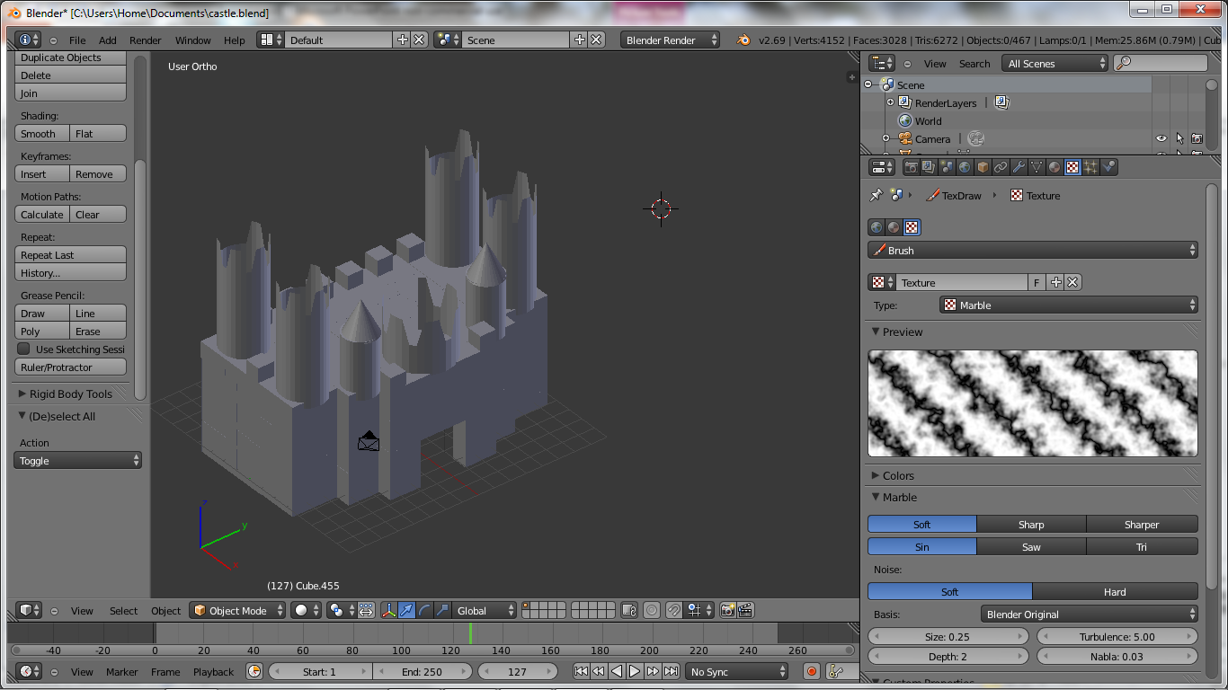 Designing a 3d Castle on Blender : 15 Steps - Instructables