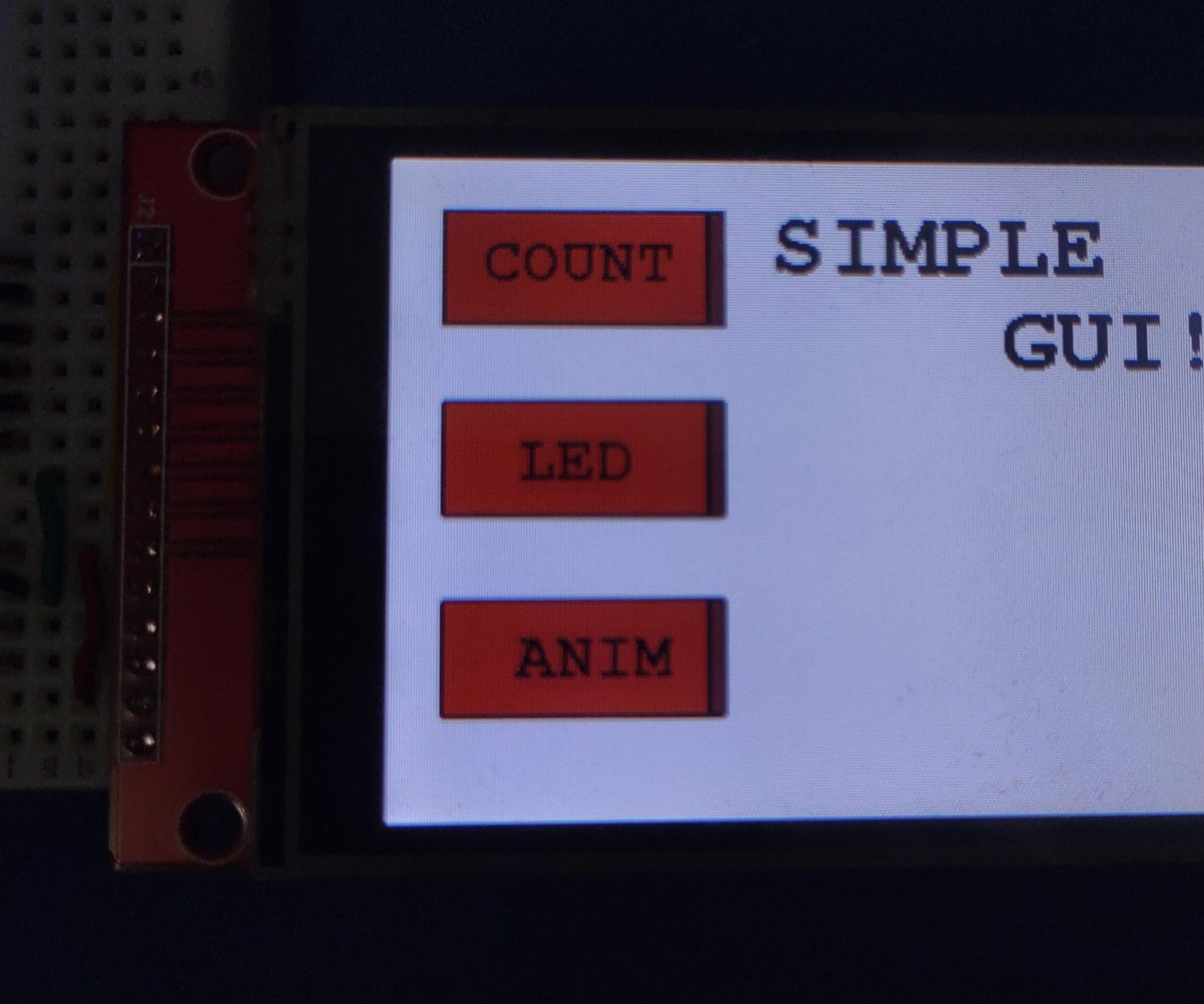How To Make Gui Using Microcontroller And Tft Lcd 8 Steps Instructables