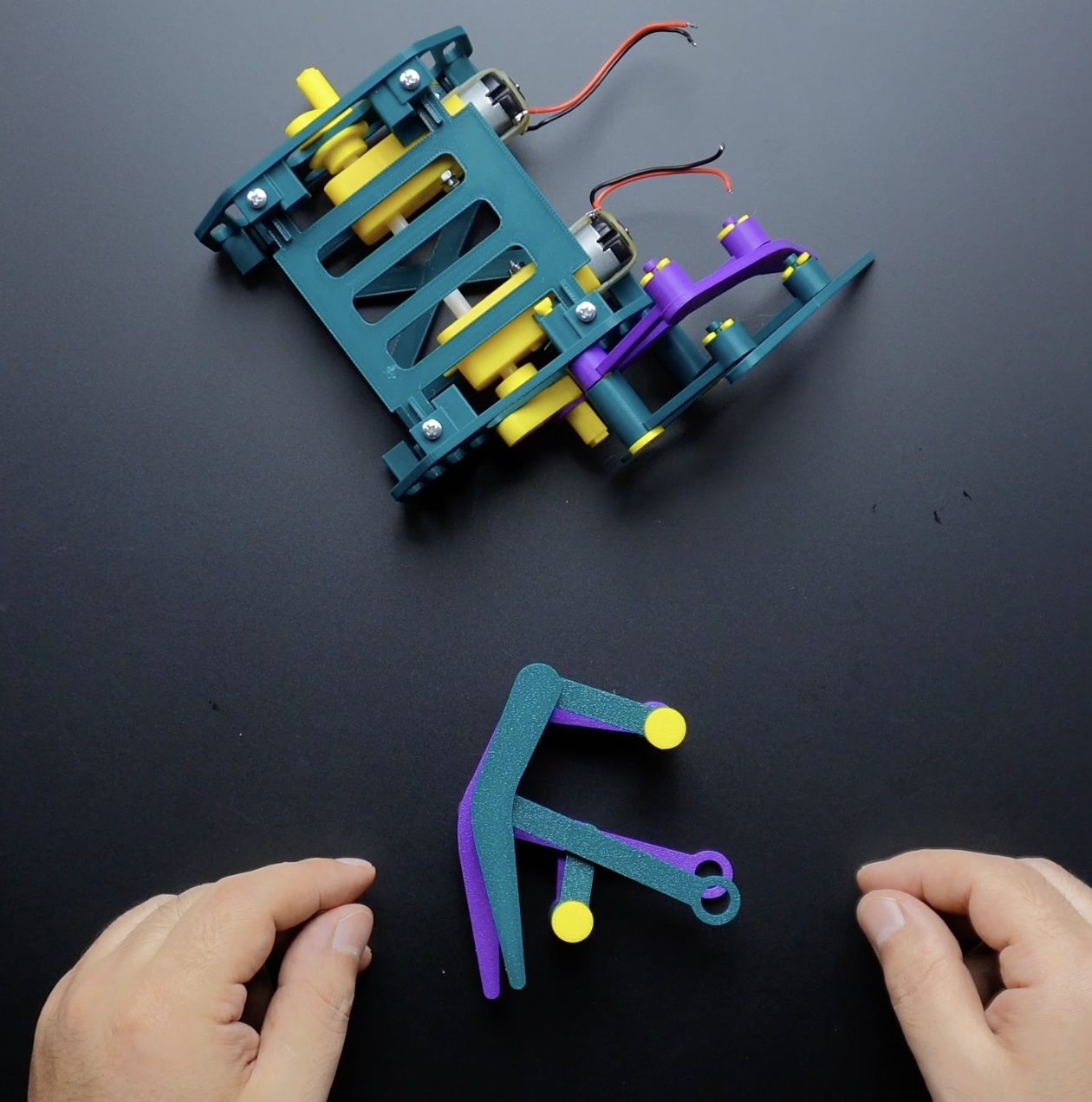 3D Printed Theo Jansen Style Octopod Robot (Arduino Based) : 7 Steps ...