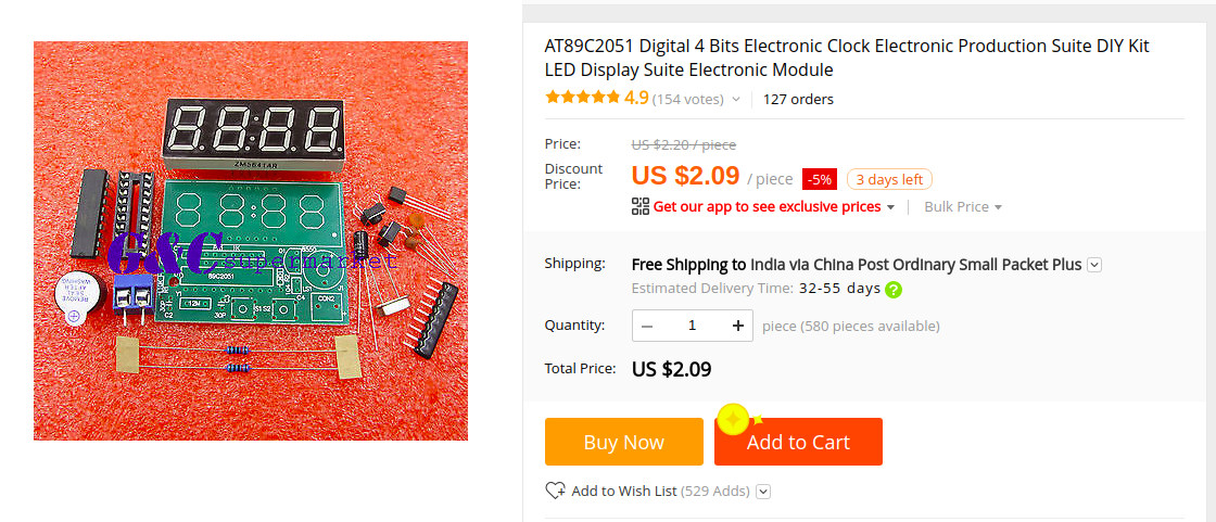 DiY LED Clock Kit - Part 1 : 5 Steps - Instructables