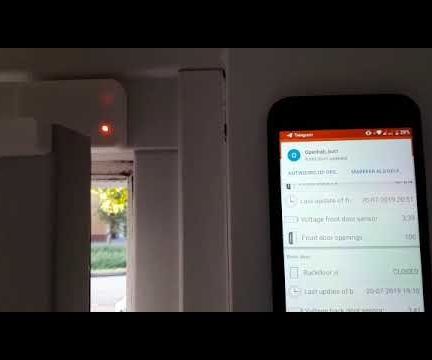 Battery Powered Door Sensor With Home Automation Integration, WiFi and ...
