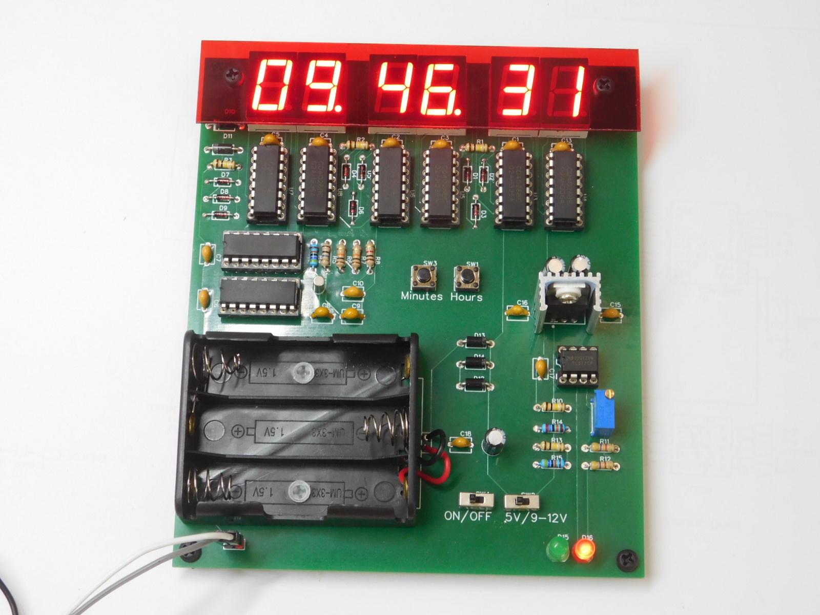 24 Hour Digital Clock (non Microcontroller) Version II : 8 Steps - Instructables