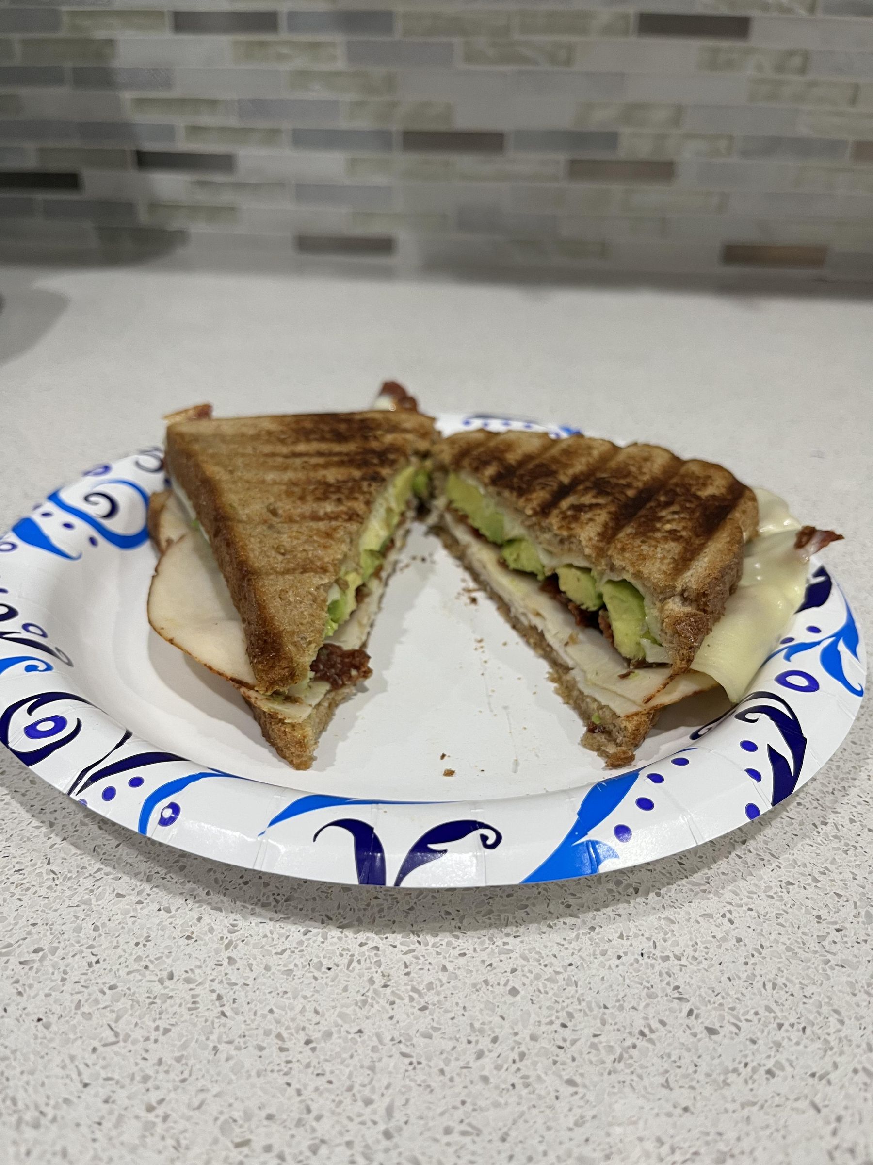 Avocado, Bacon, Cheese, and Chicken Panini Sandwich : 13 Steps (with ...