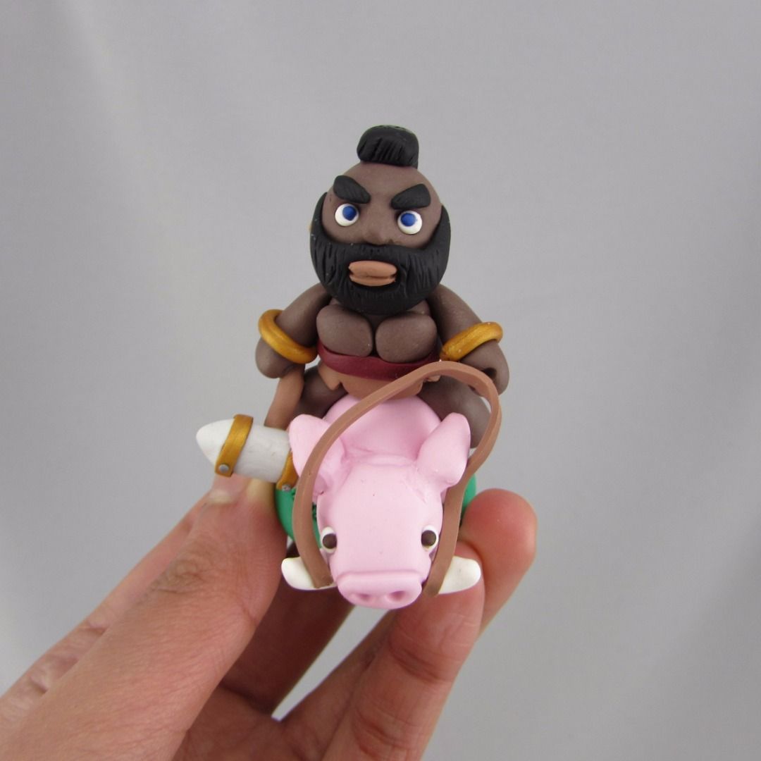 Hog Rider Clash of Clans Clay Figurine : 6 Steps - Instructables