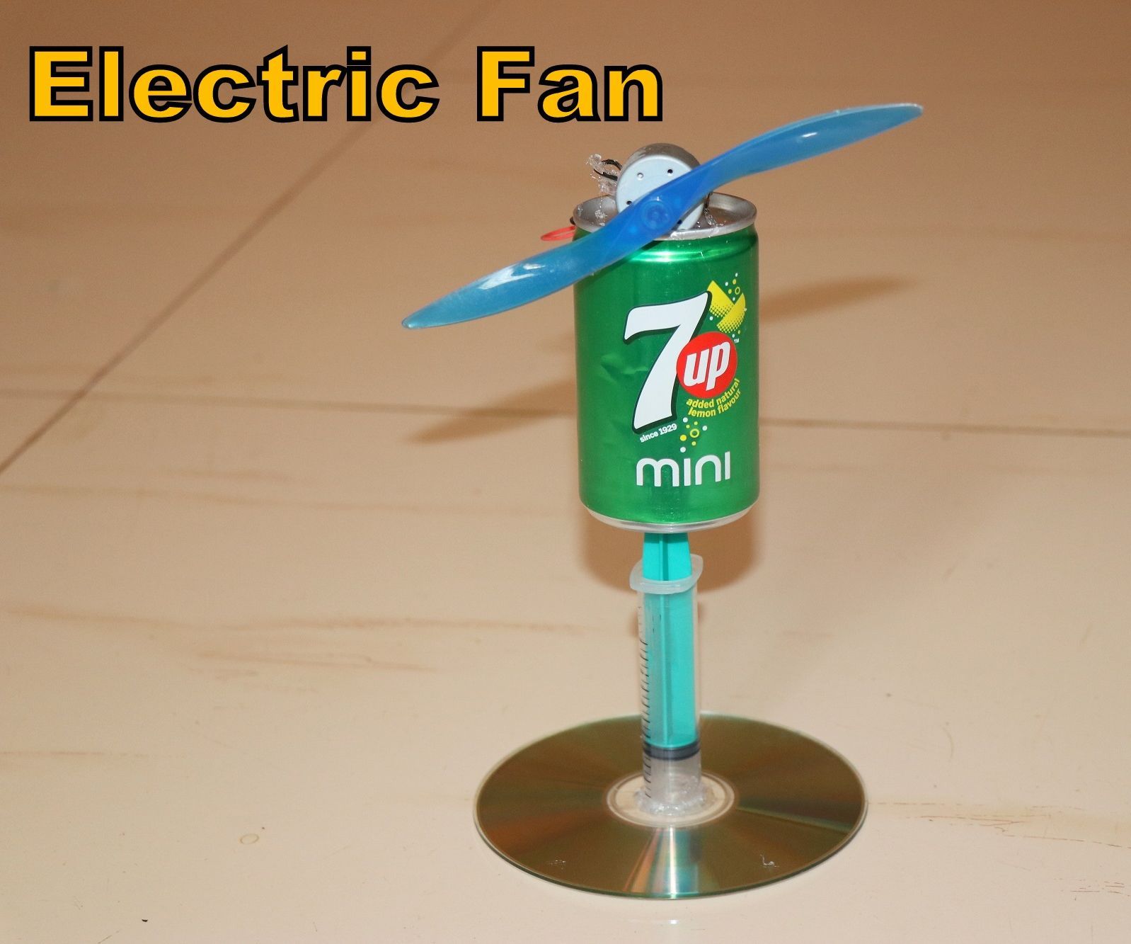 How to Make Small Electric Fan : 4 Steps (with Pictures) - Instructables