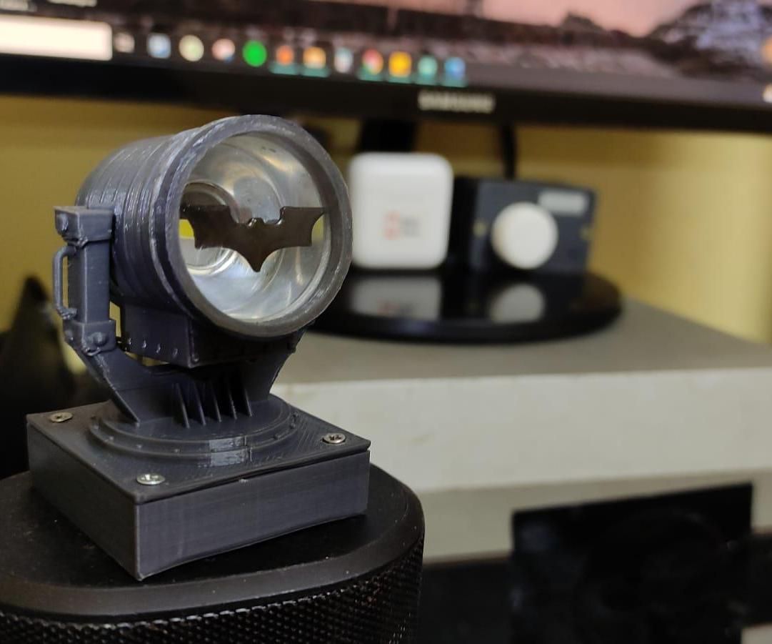 Miniature Bat Signal - Incoming Call Indicator : 5 Steps - Instructables