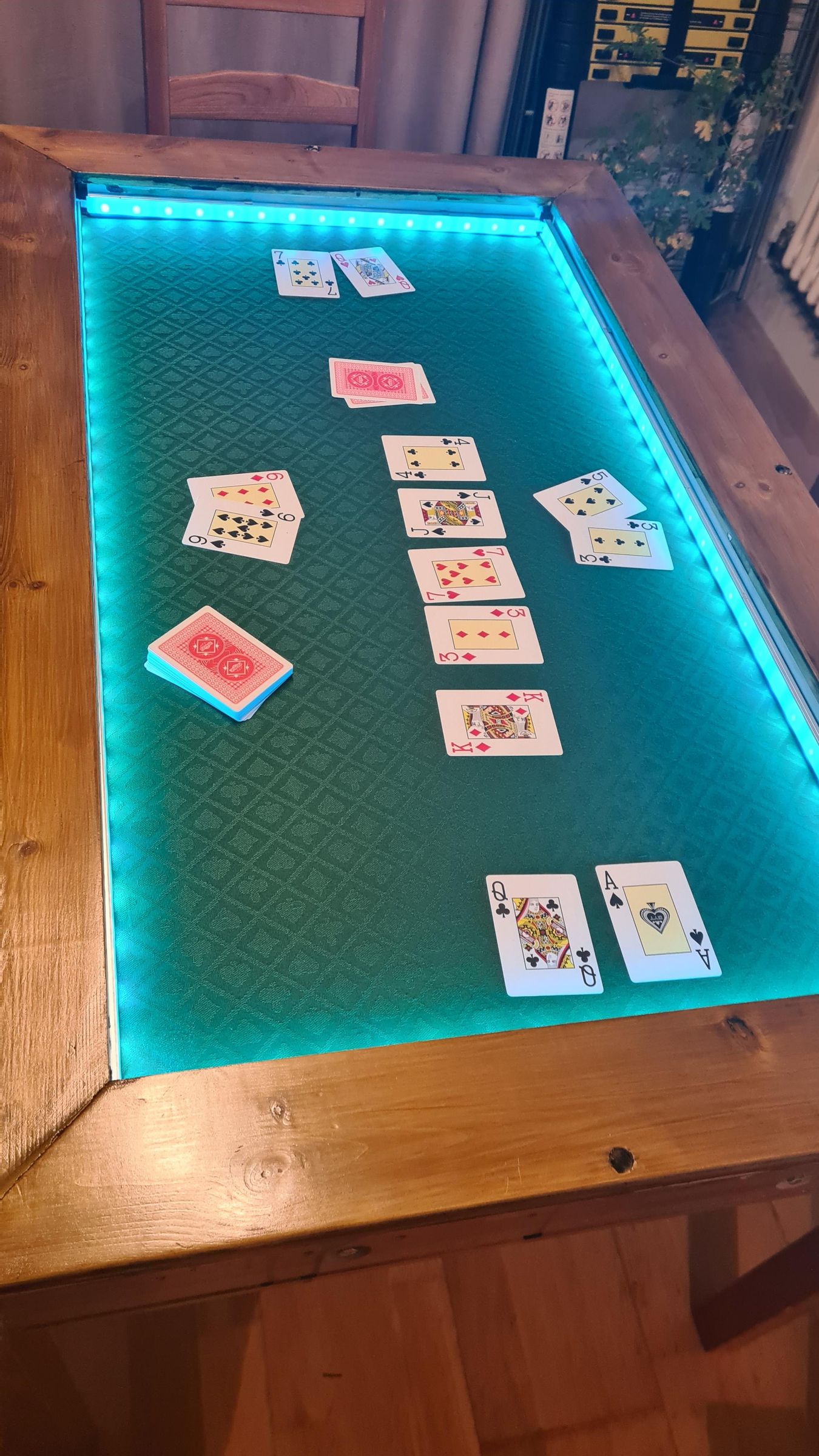 Turn an IKEA Jokkmokk Dining Table Into a Hidden Poker or Gaming Table ...