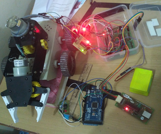 Wireless Crane Model (SMART BOT) With Spying Camera Over the Network ...