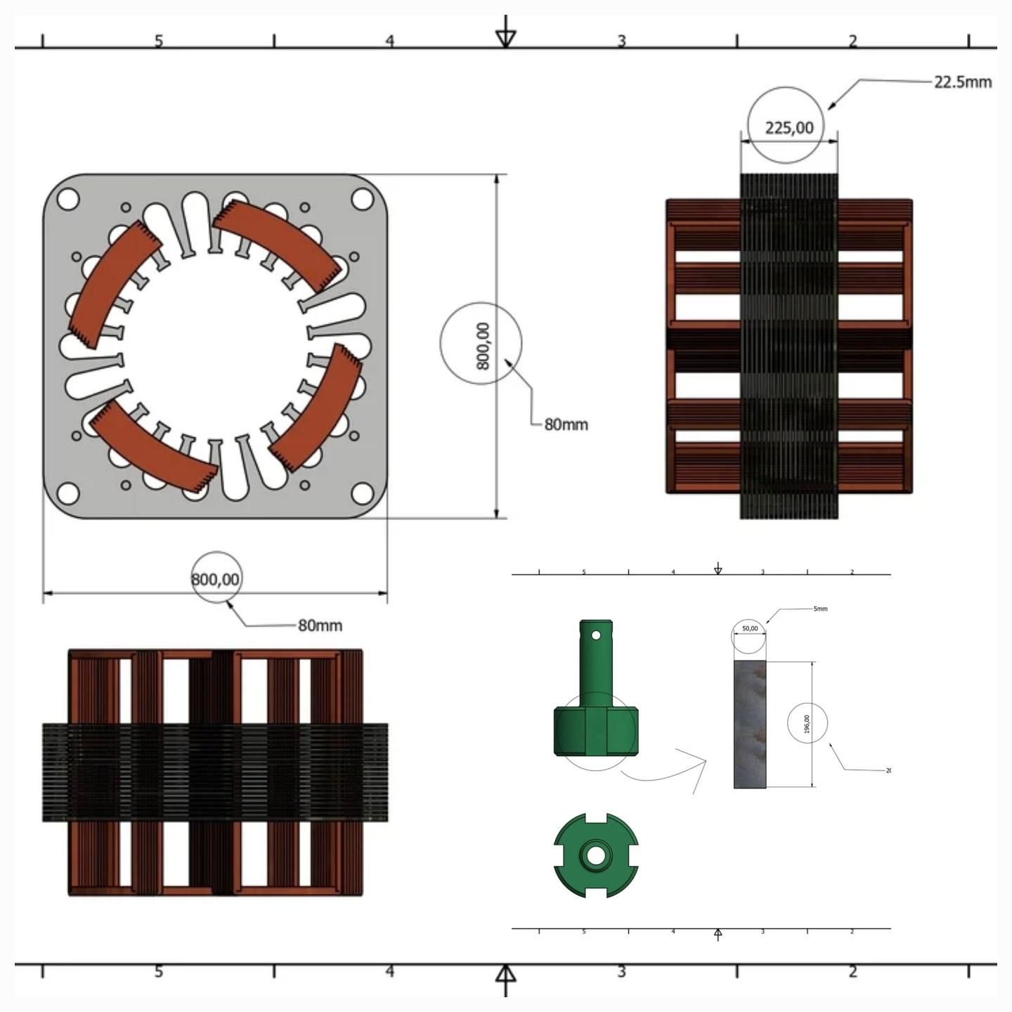 Making a Generator With a 3D Printer, Fan Motor, and Exercise Equipment ...