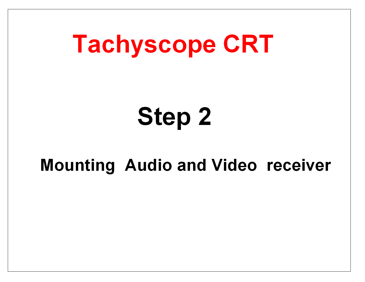 " Tachyscope CRT " a POV Display Project : 5 Steps - Instructables