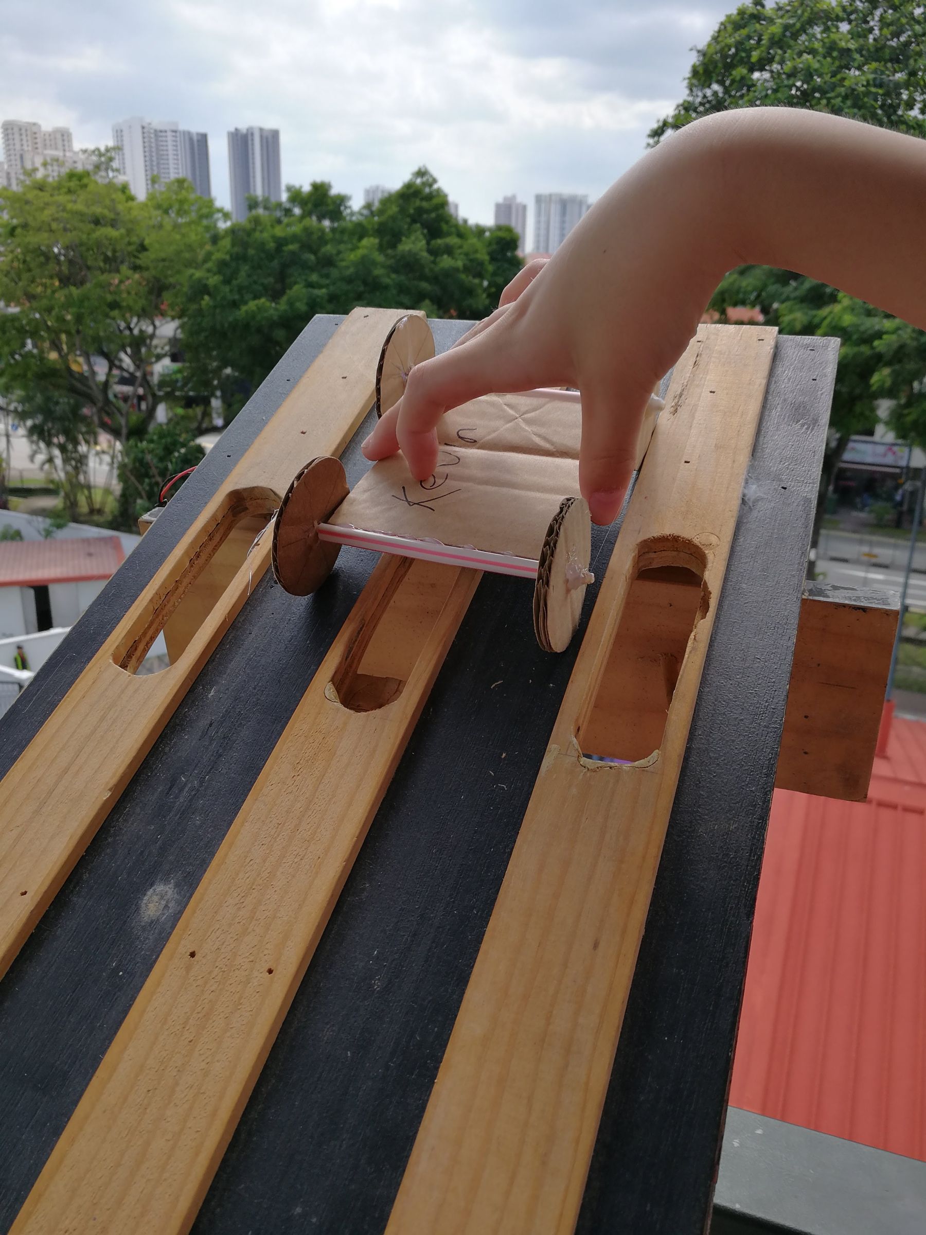 A Simple Cardboard Car to Make With Kids : 7 Steps (with Pictures ...