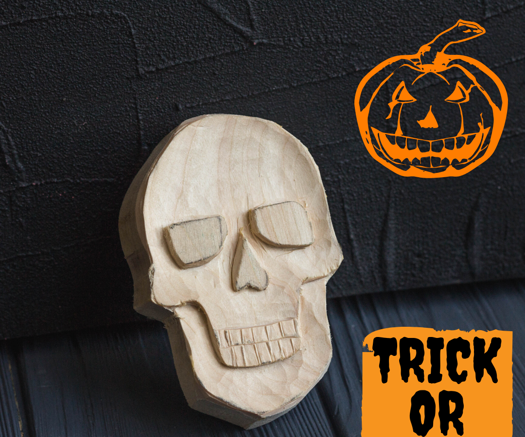 Carving a Skull Out of Wood I Wood Carving for Beginners : 7 Steps ...