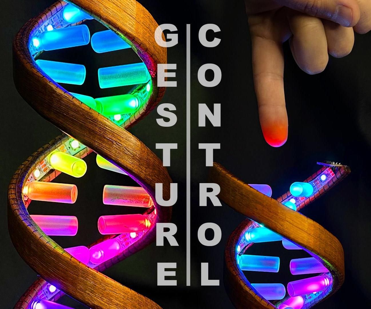 Gesture Controlled Wooden DNA Desk Lamp : 29 Steps (with Pictures ...