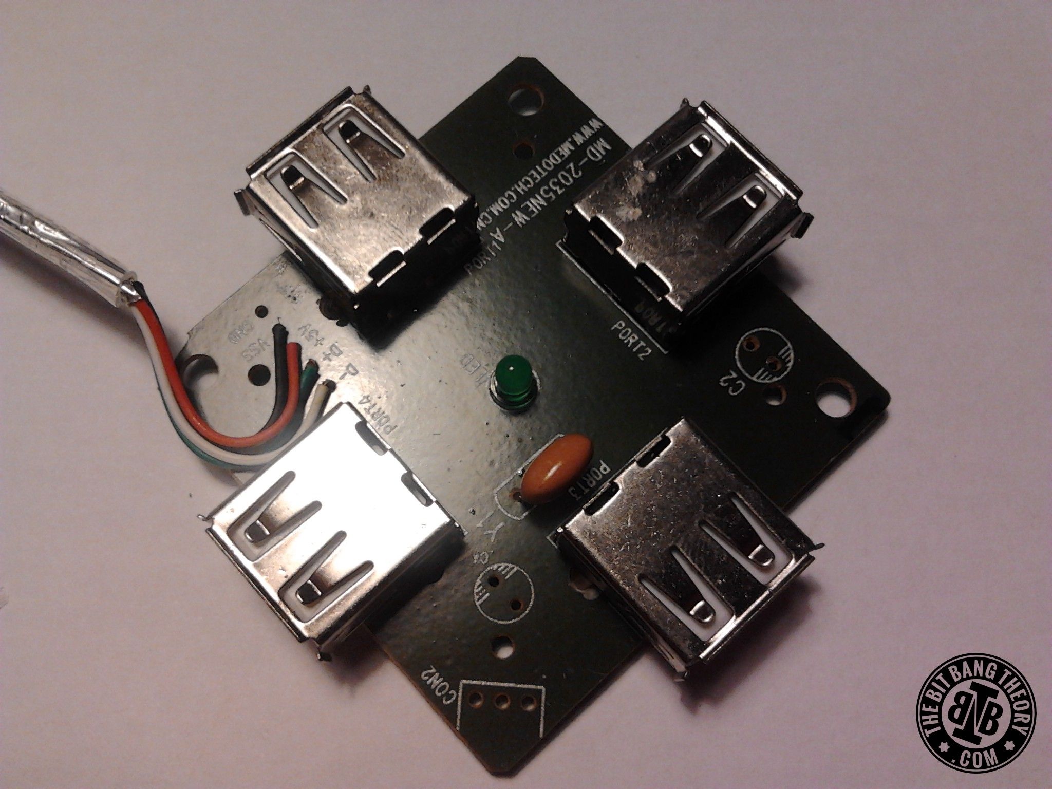 Adding an External Power Supply to a Cheap USB Hub : 5 Steps ...