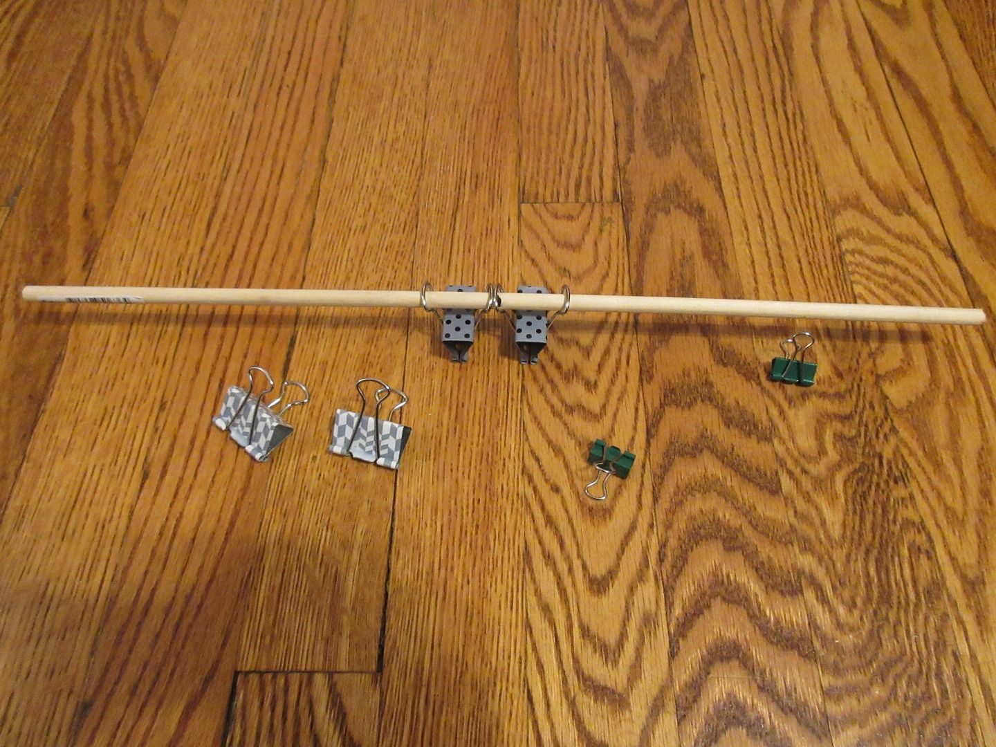 Make a Passive Ramp Walker Toy Using Binder Clips and Wooden Dowel ...