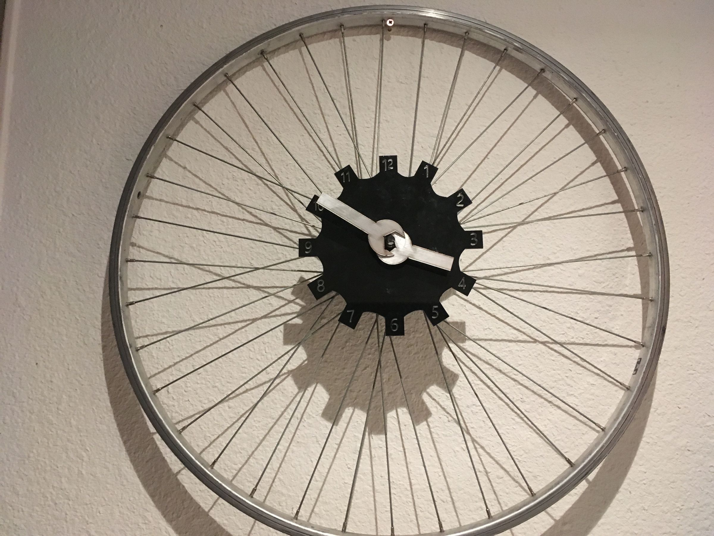 Bicycle Clock (with Unscrew-able Clock Mechanism) : 6 Steps (with ...